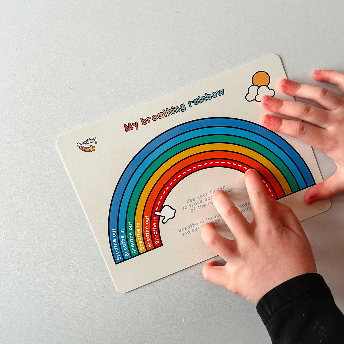 Deep Breathing Rainbow Visual – Craftly Ltd