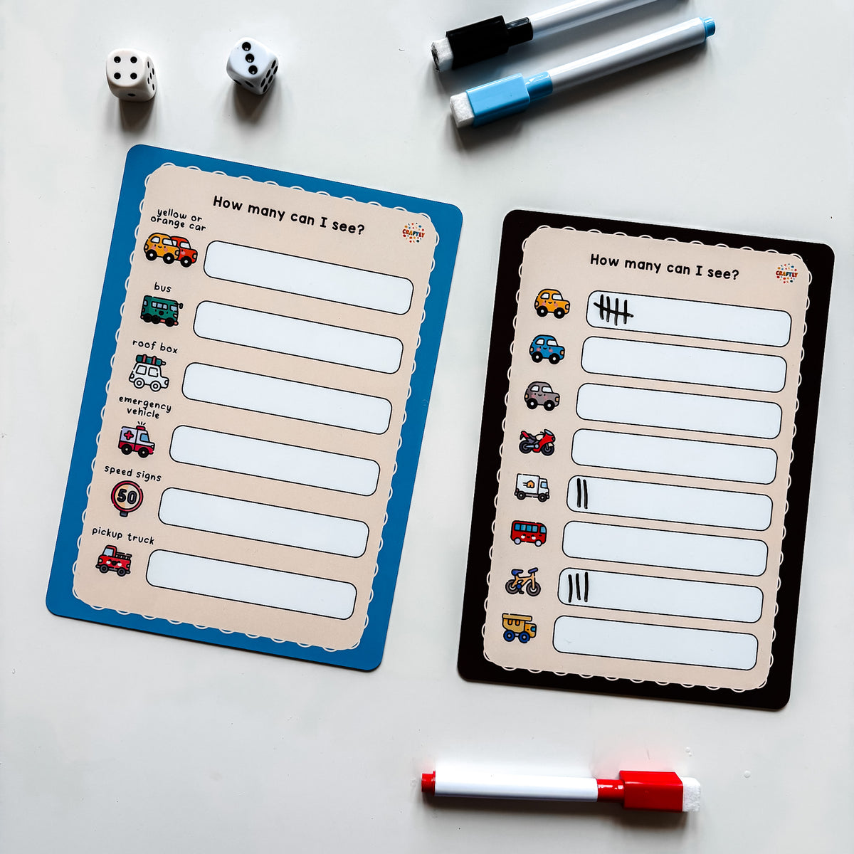Road Trip Tally Games – Craftly Ltd