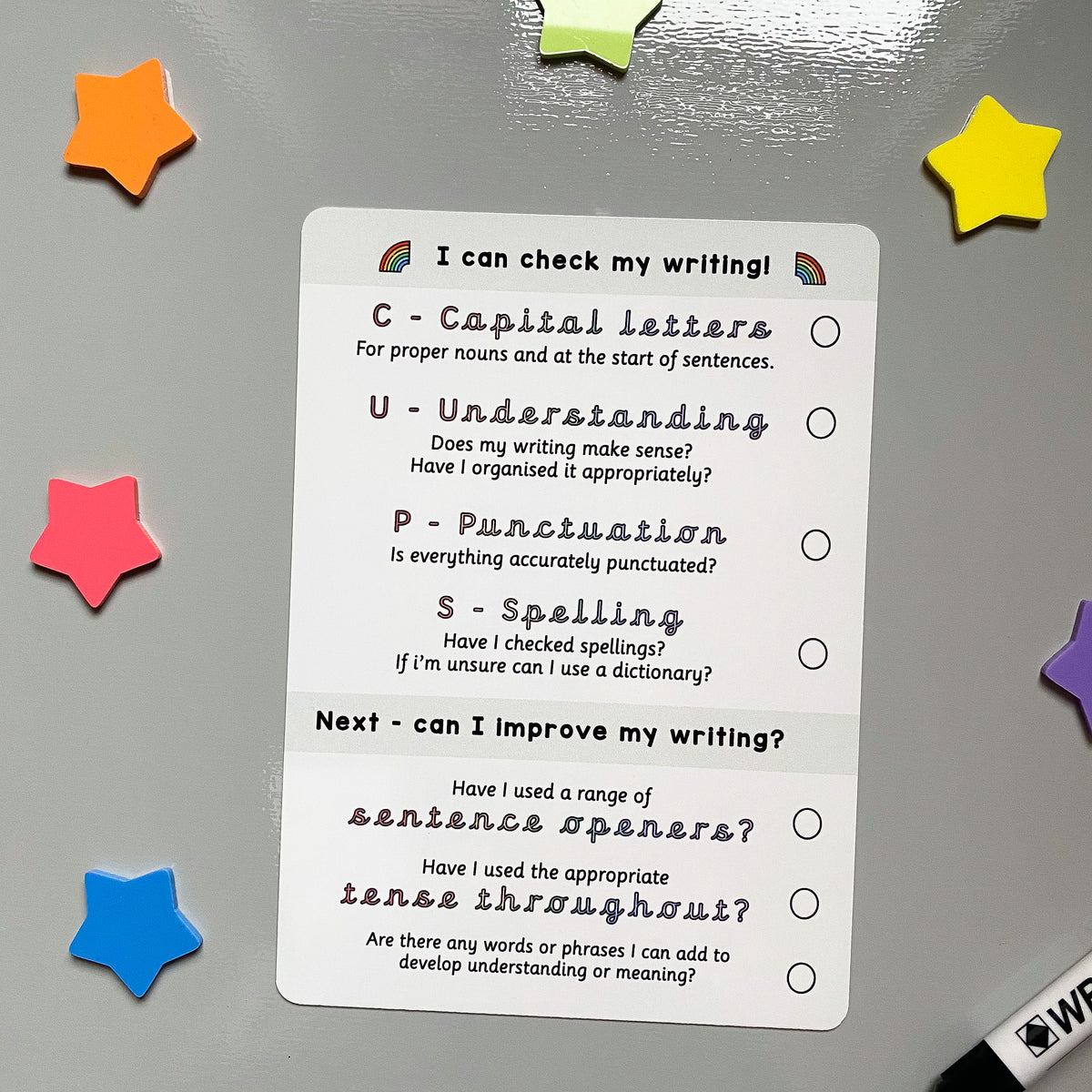 Check My Writing Checklist KS2 – Craftly Ltd