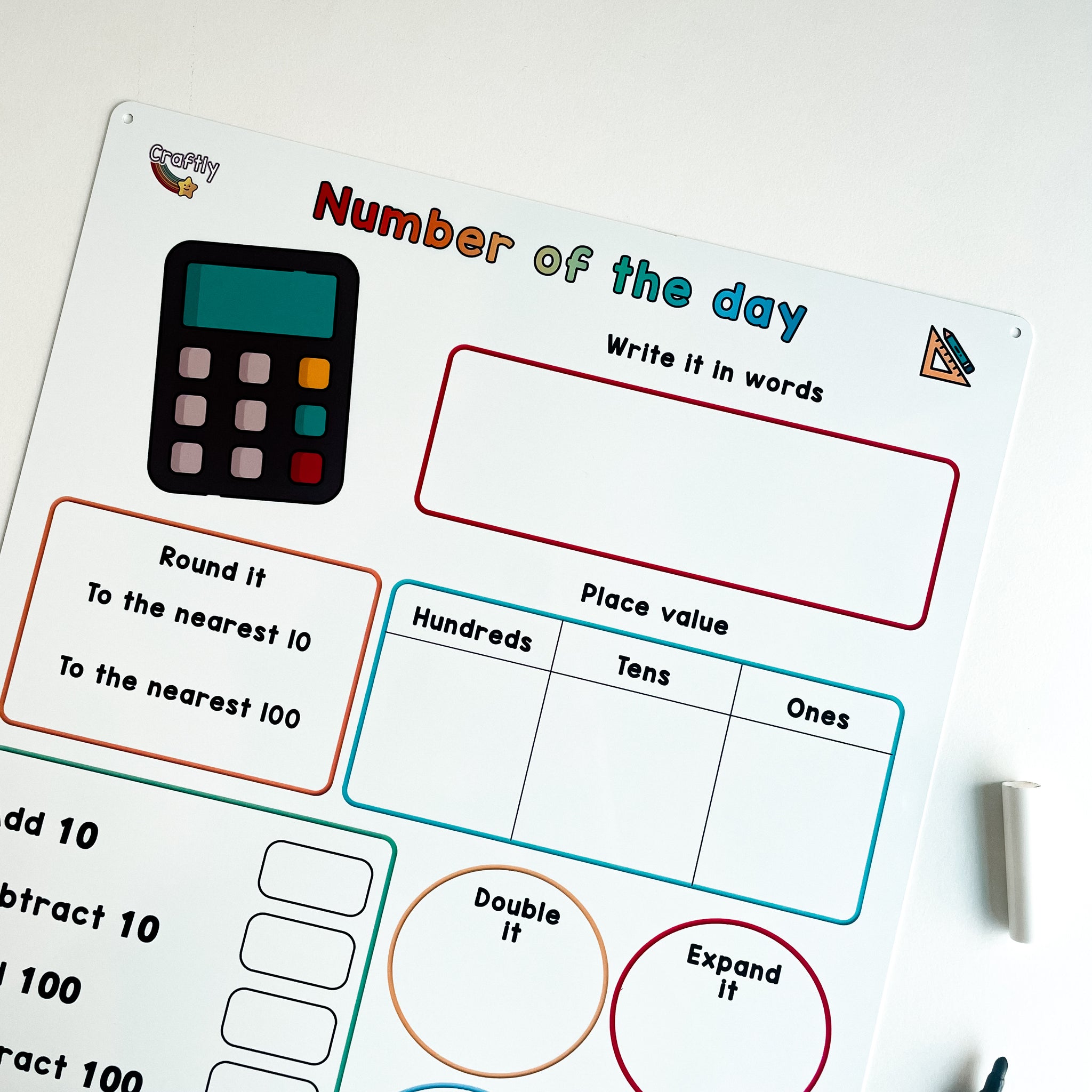 Number of The Day KS2 Whiteboard – Craftly Ltd