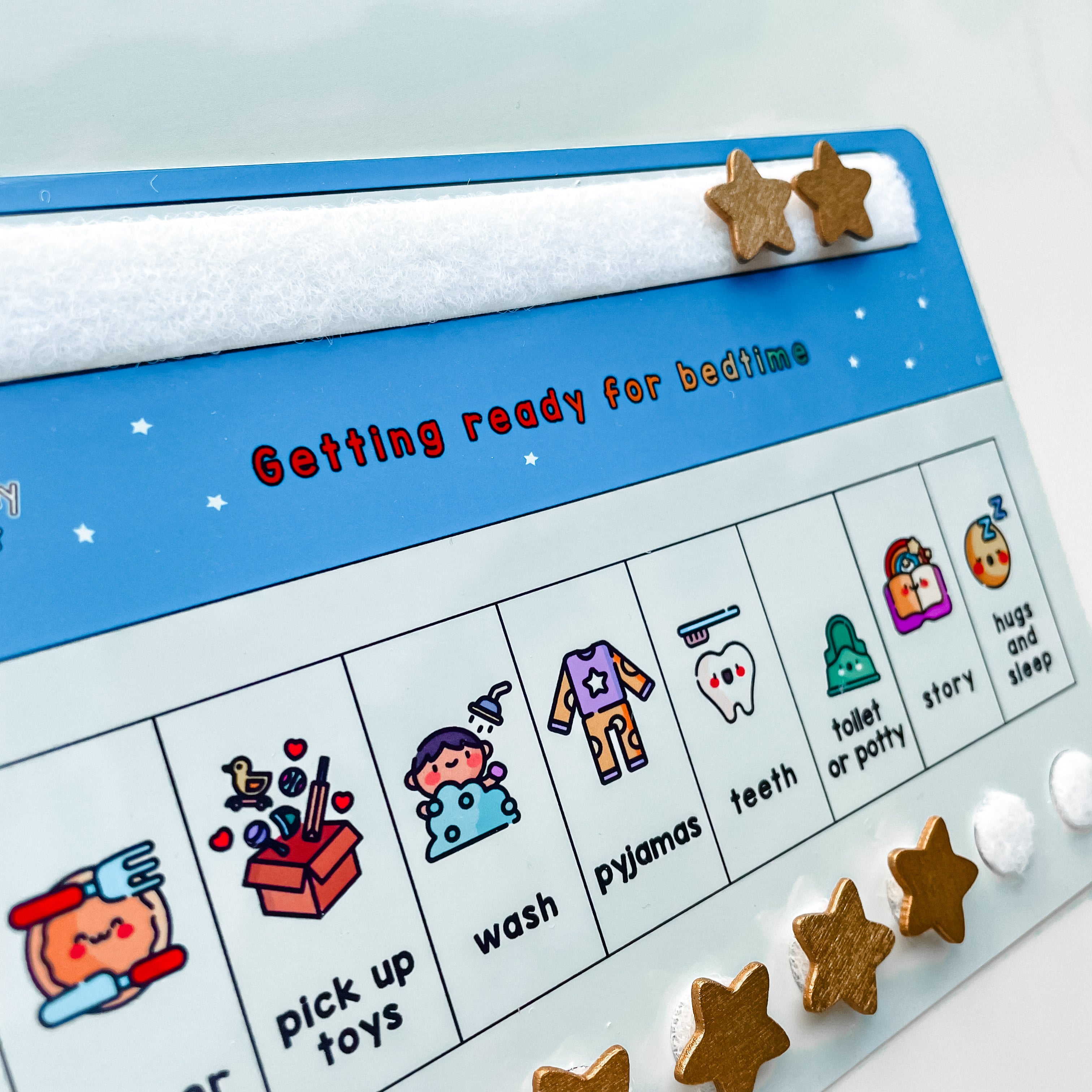 Mini Bedtime Routine Star Chart – Craftly Ltd