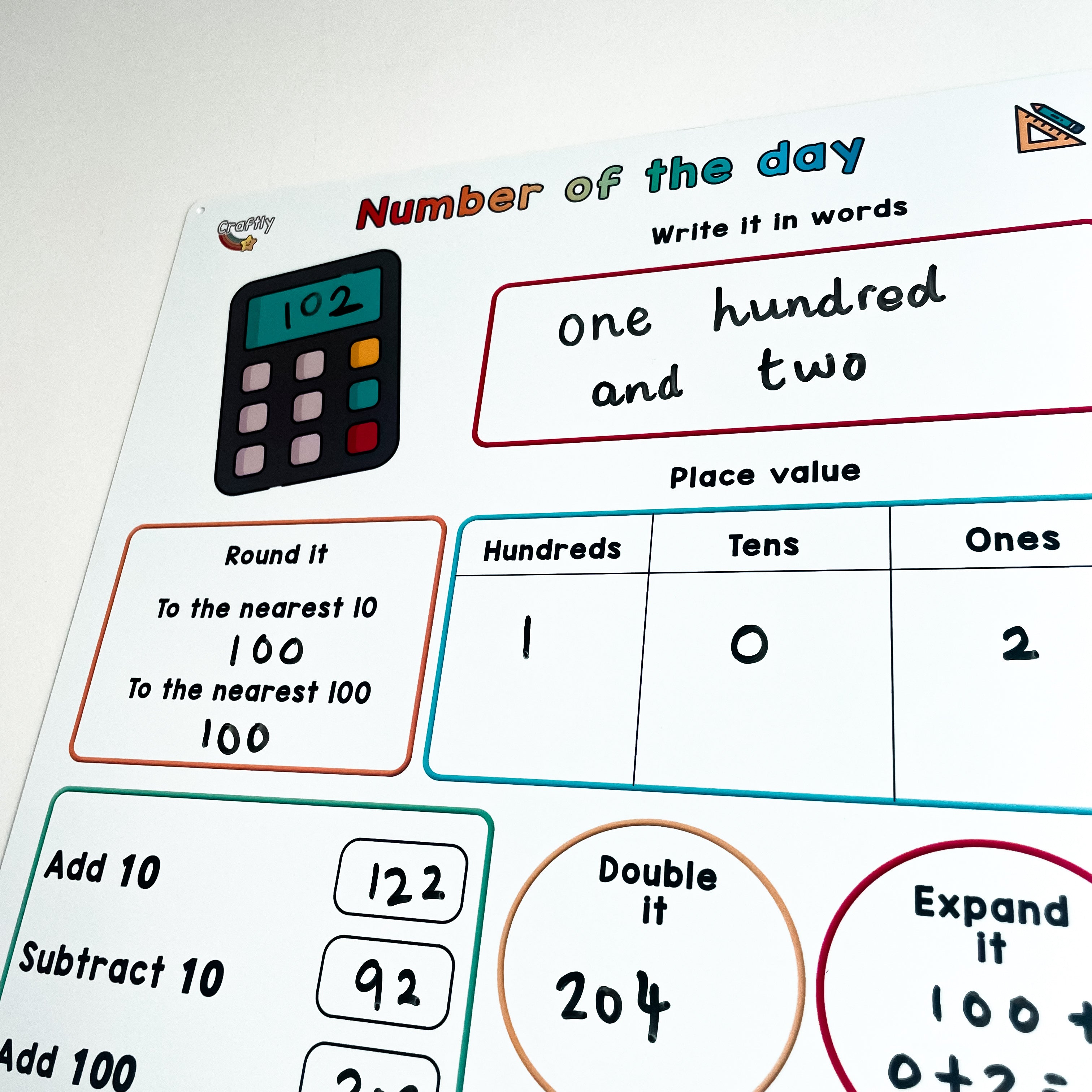 Number of The Day KS2 Whiteboard – Craftly Ltd