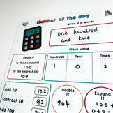 Number of The Day KS2 Whiteboard – Craftly Ltd