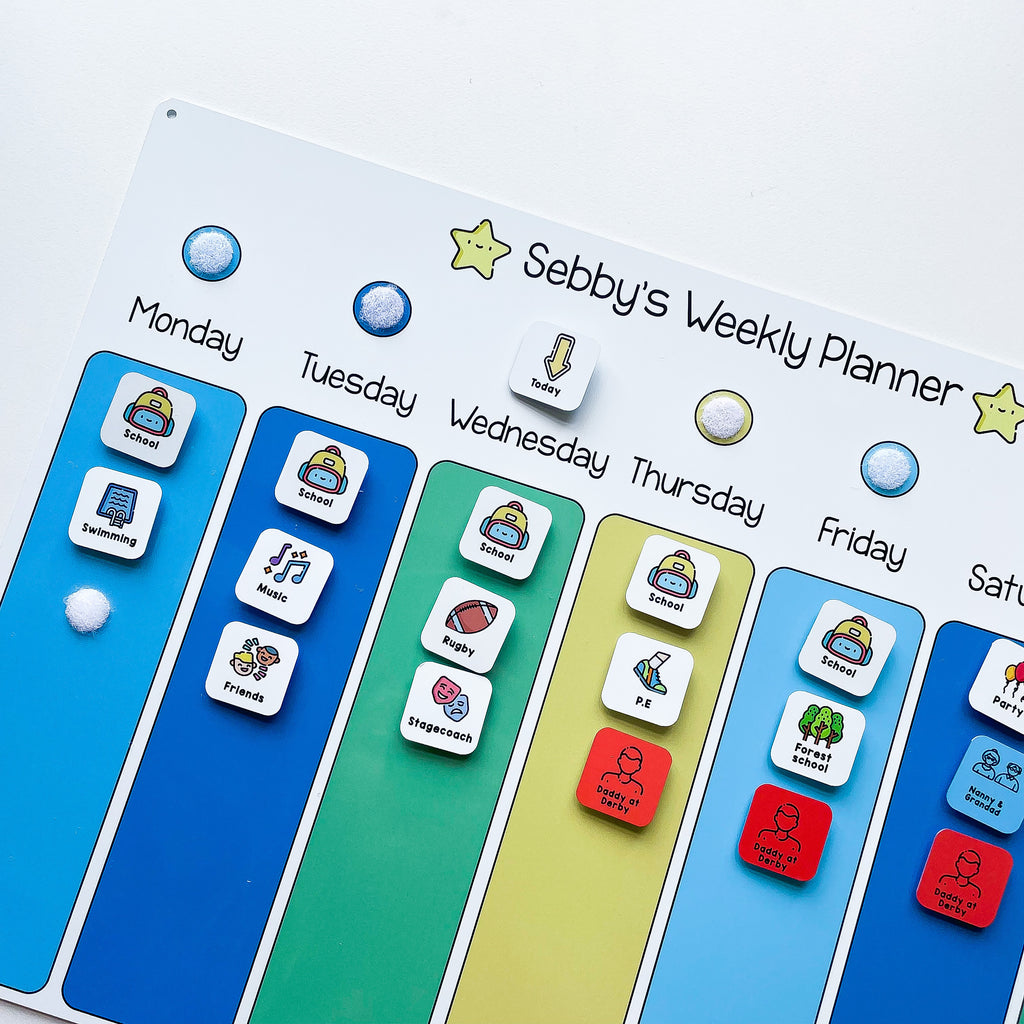 Children's Weekly Planner with Tokens – Craftly Ltd