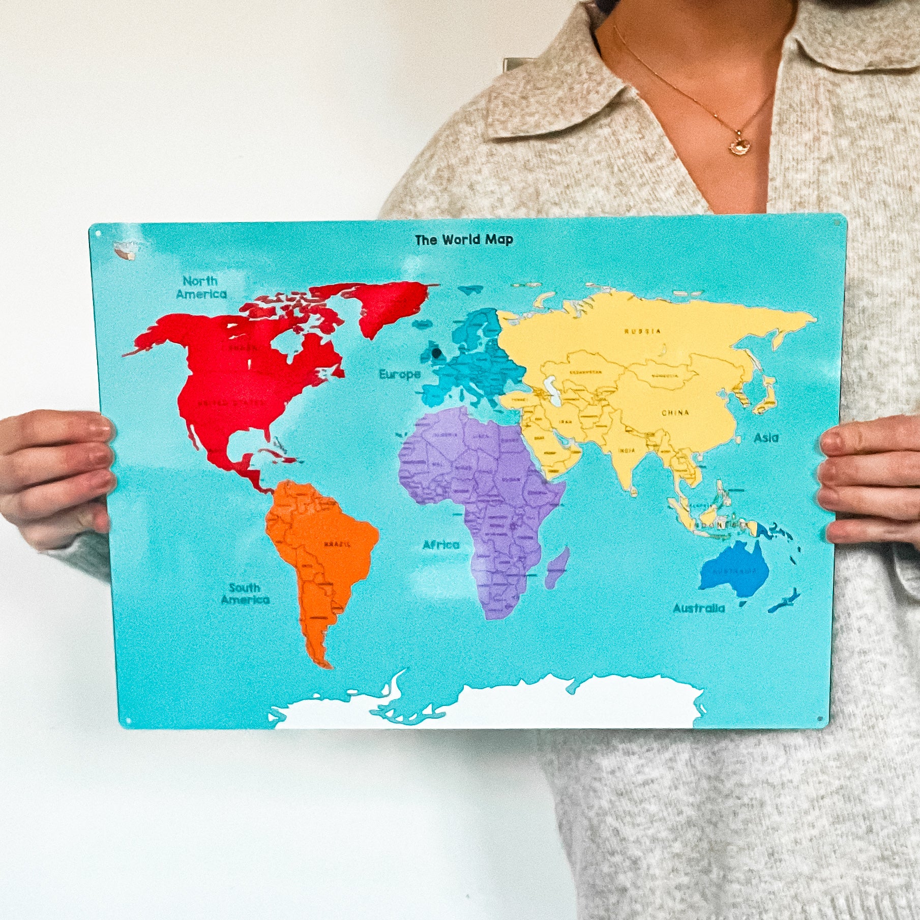 The World Map Aluminium Whiteboard – Craftly Ltd