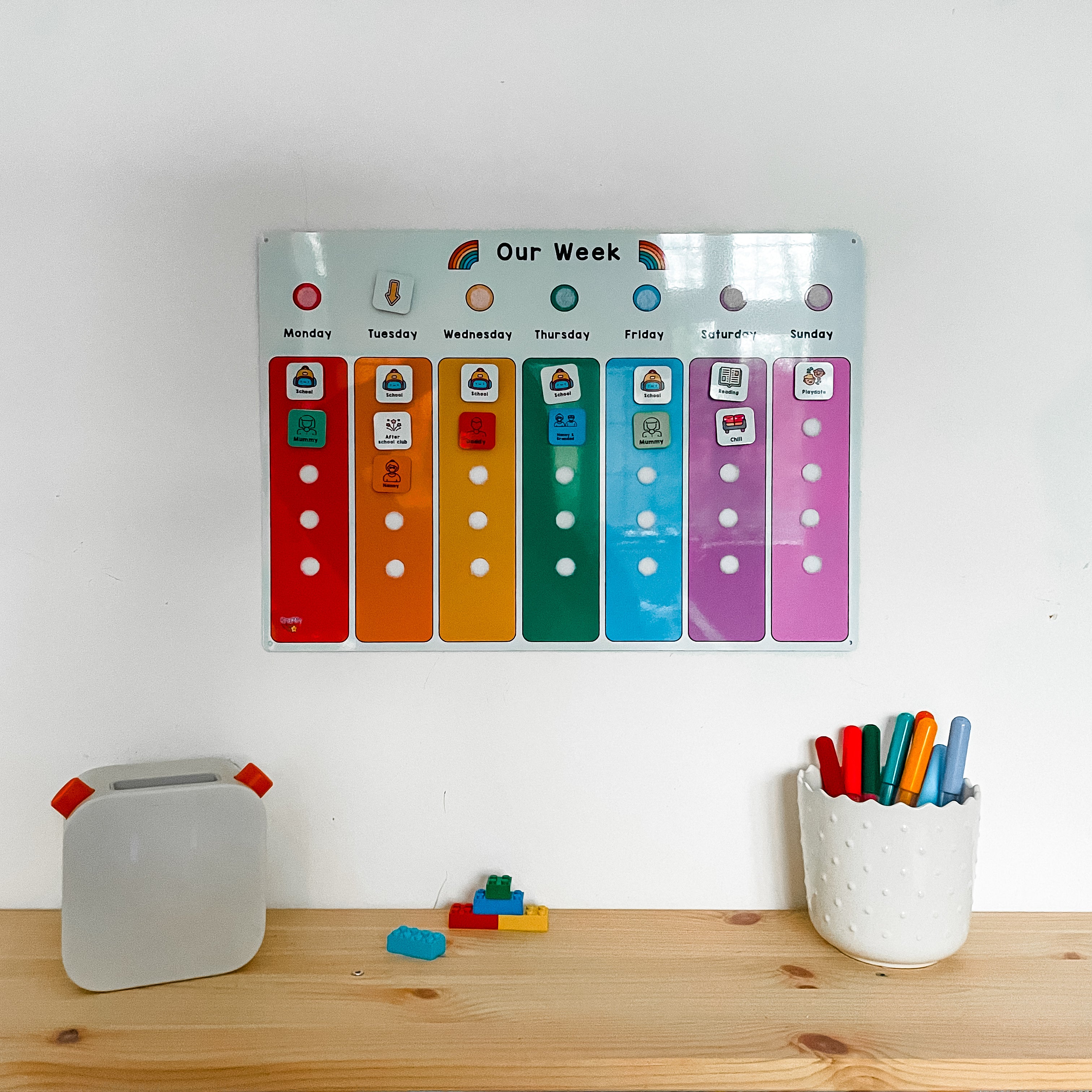 Children's Weekly Planner with Tokens – Craftly Ltd