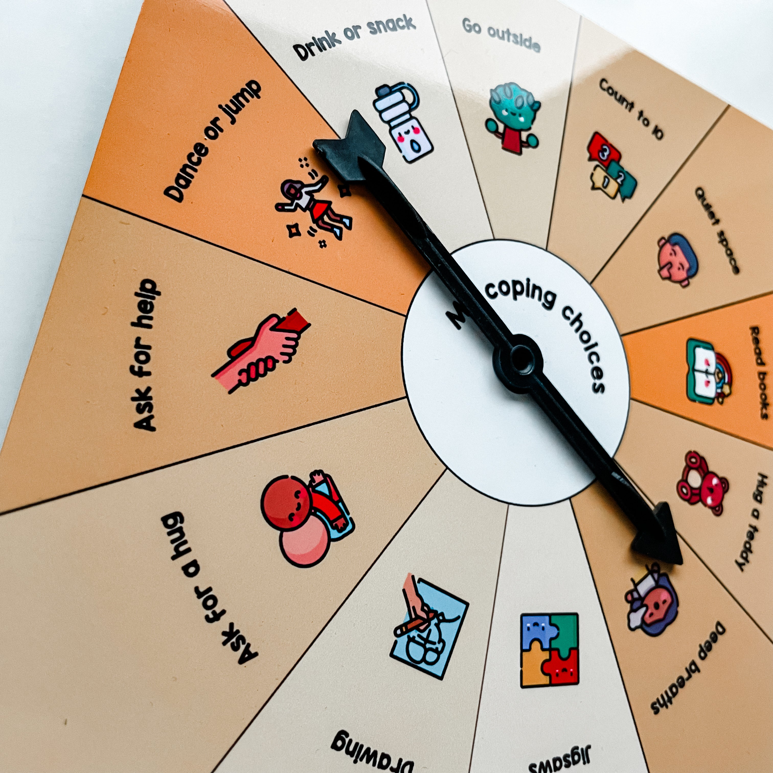 Mini Coping Choices Wheel – Craftly Ltd