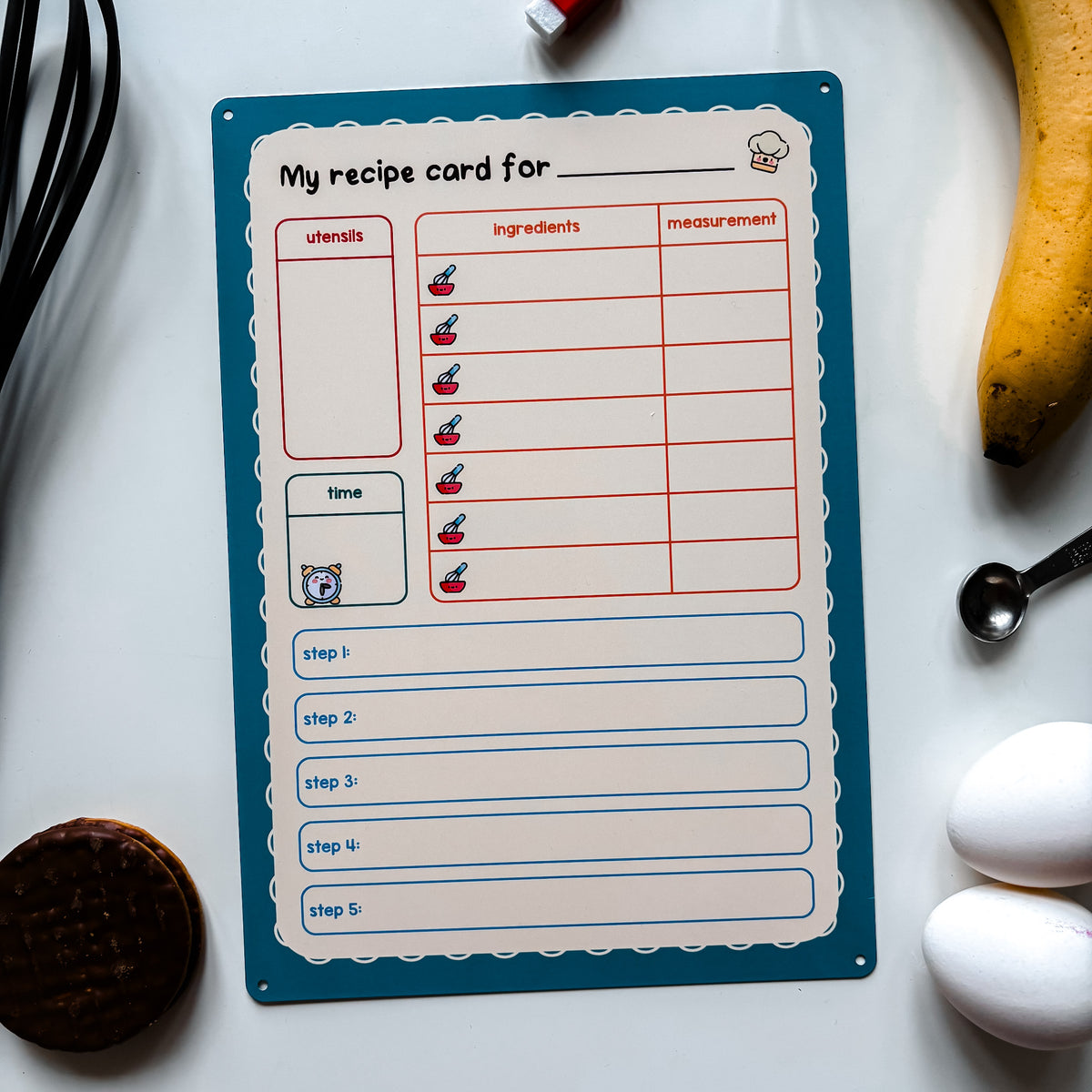 Children's Recipe Whiteboard – Craftly Ltd