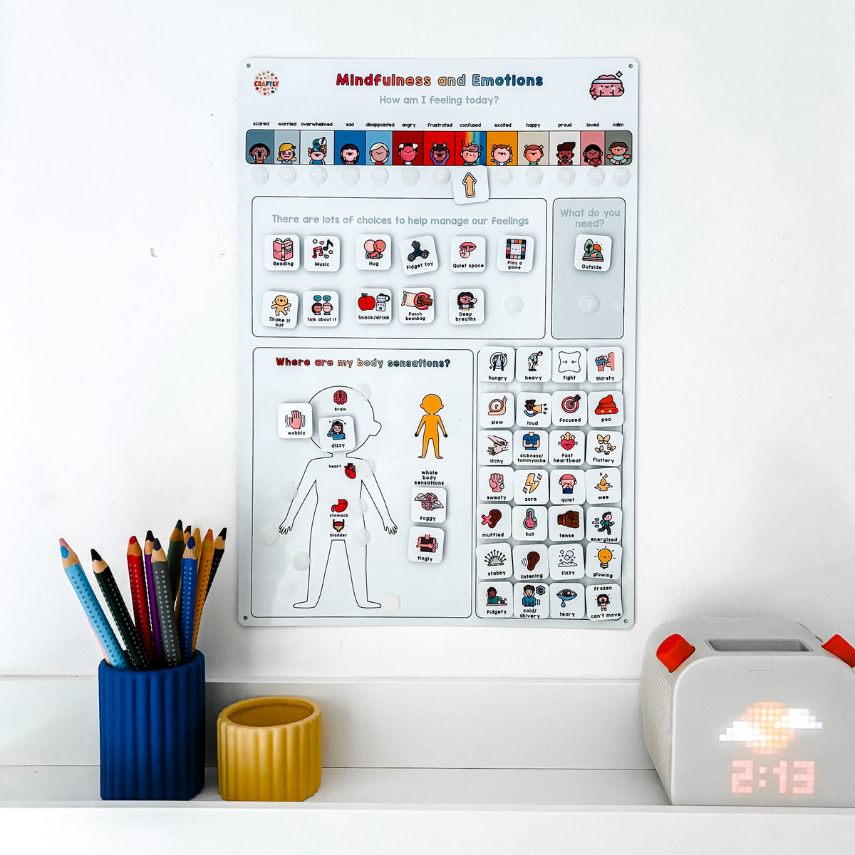 Emotions and Mindfulness Display Board – Craftly Ltd