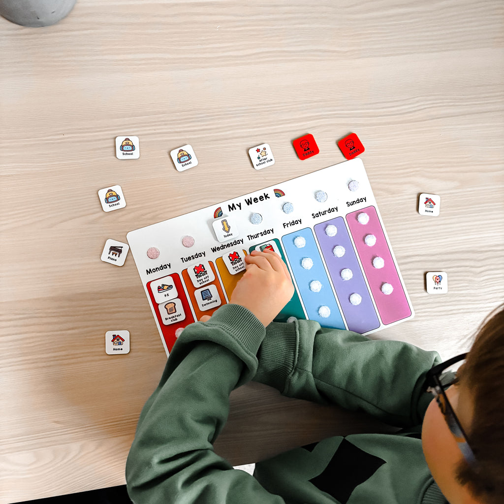 Bespoke Visual Weekly Planner for Kids and Adults – Craftly Ltd