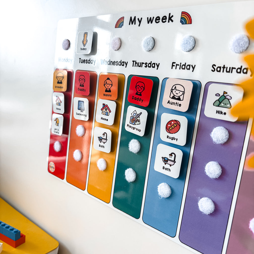 Bespoke Visual Weekly Planner for Kids and Adults – Craftly Ltd