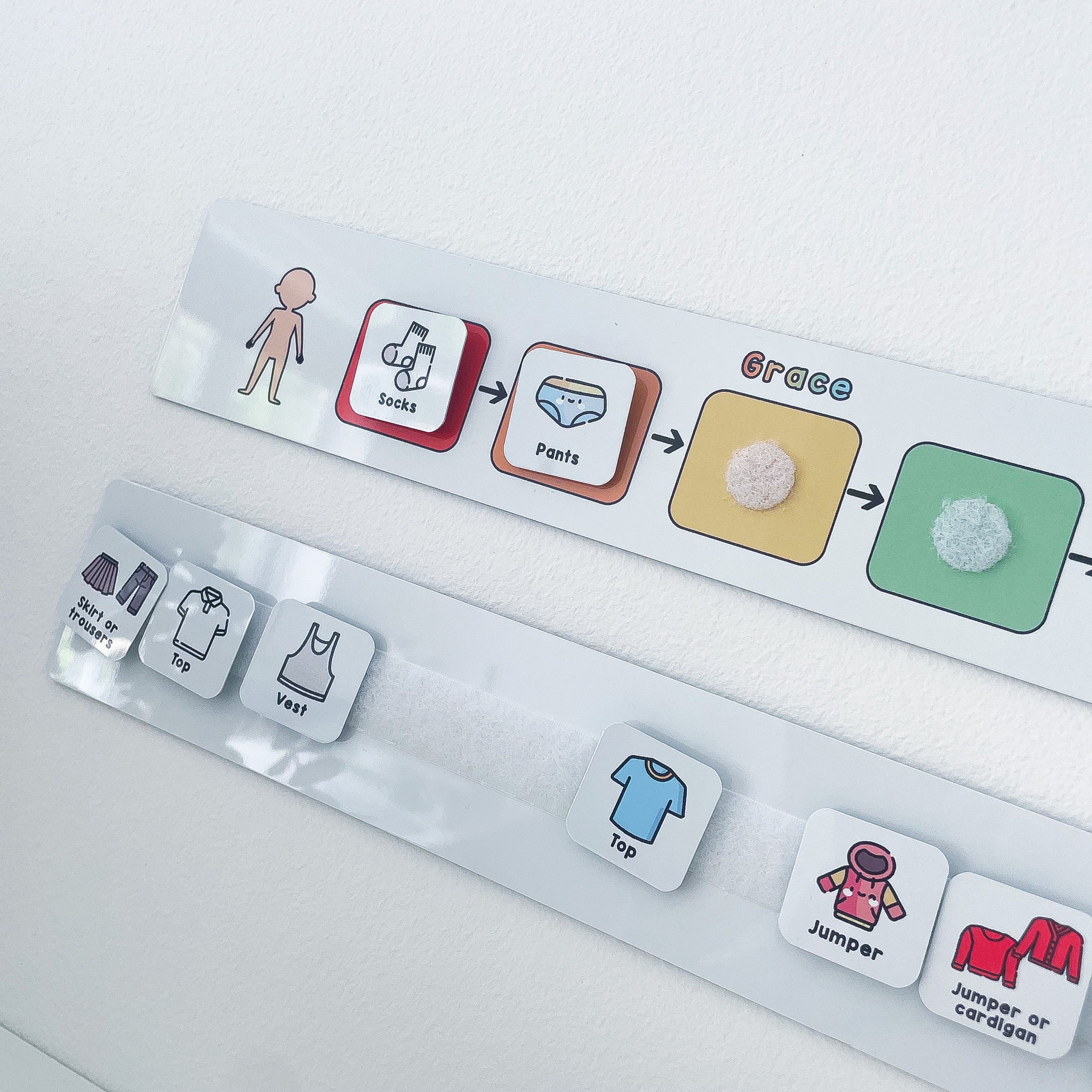 Getting Dressed Visual Timetable – Craftly Ltd