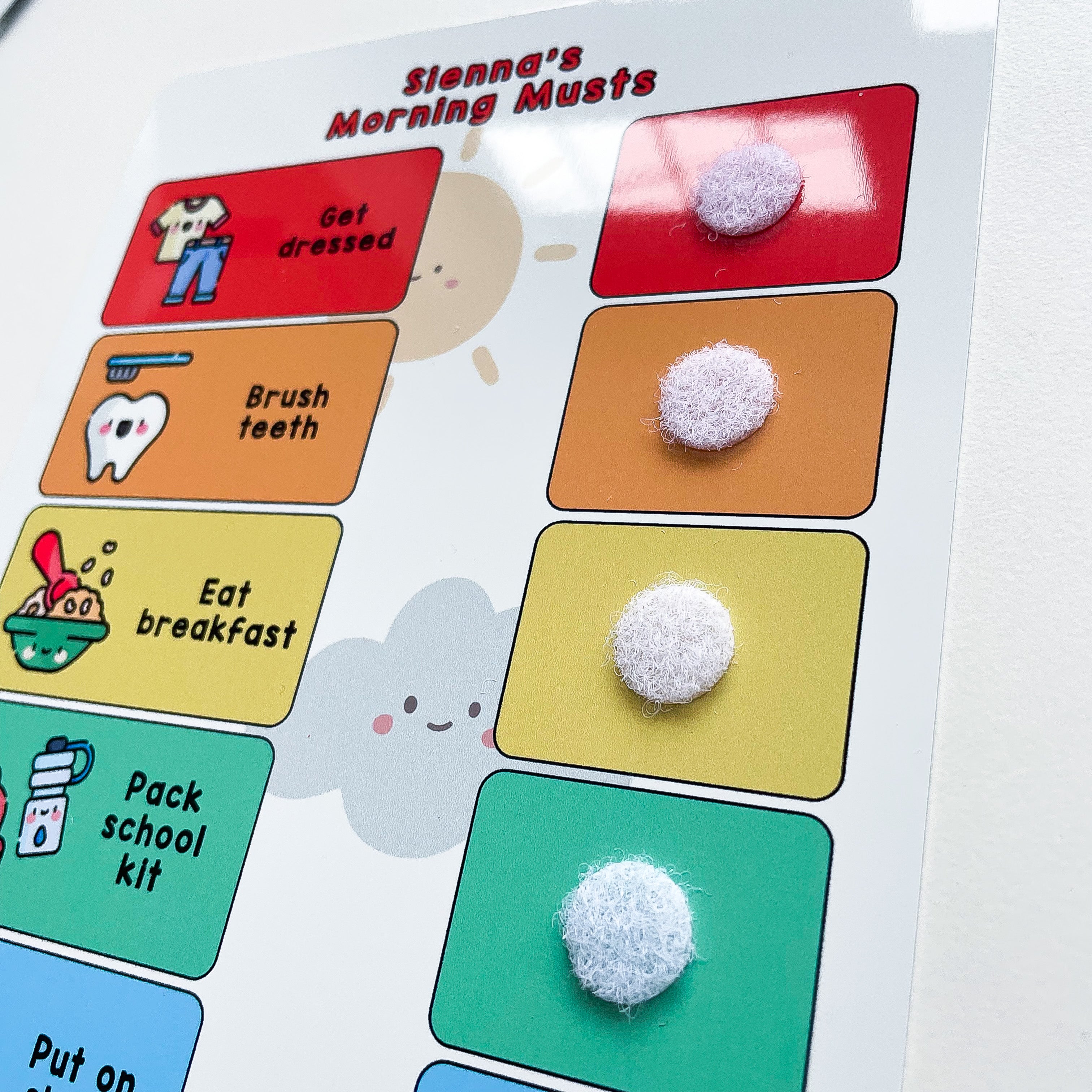 Morning Musts Board – Craftly Ltd