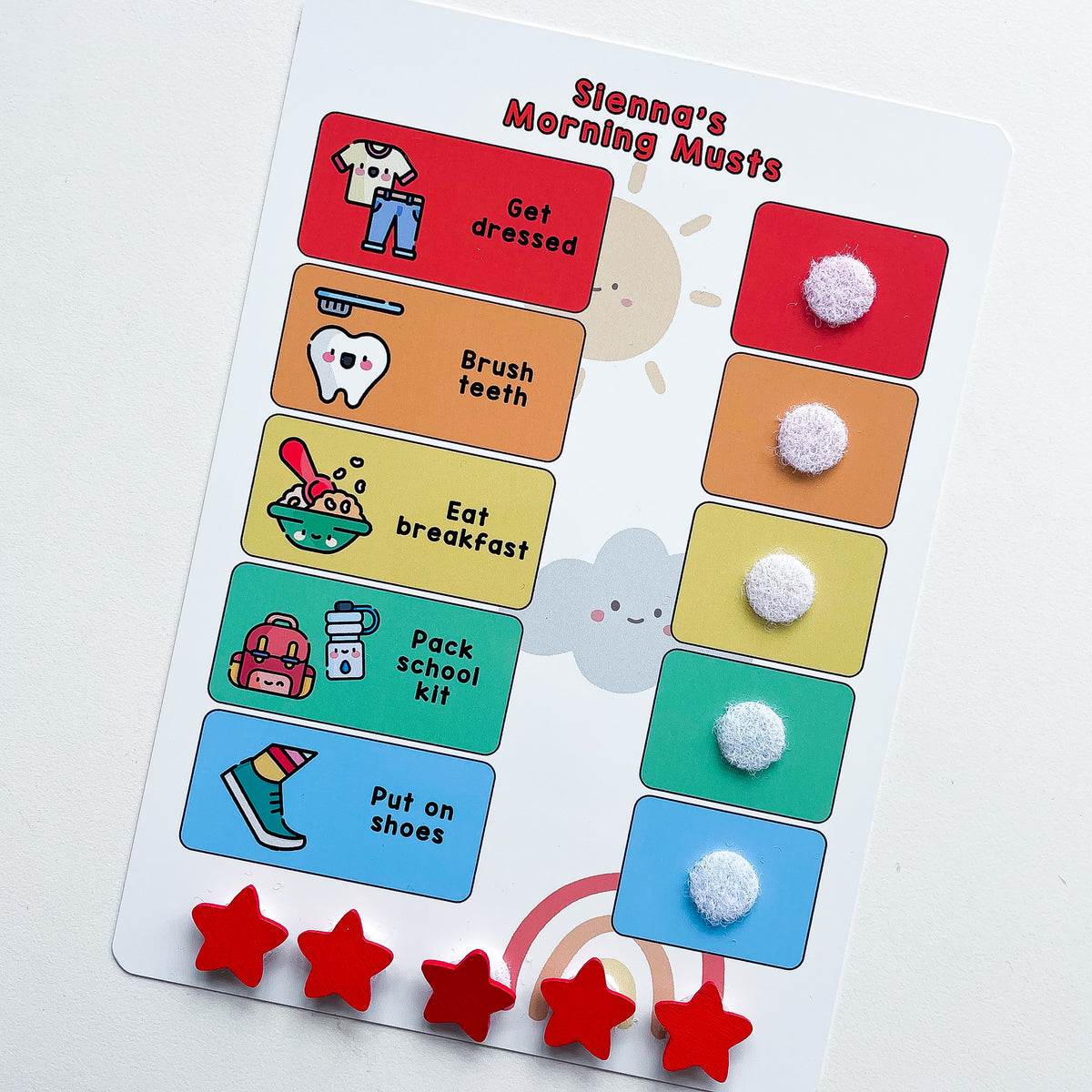 Morning Musts Board – Craftly Ltd