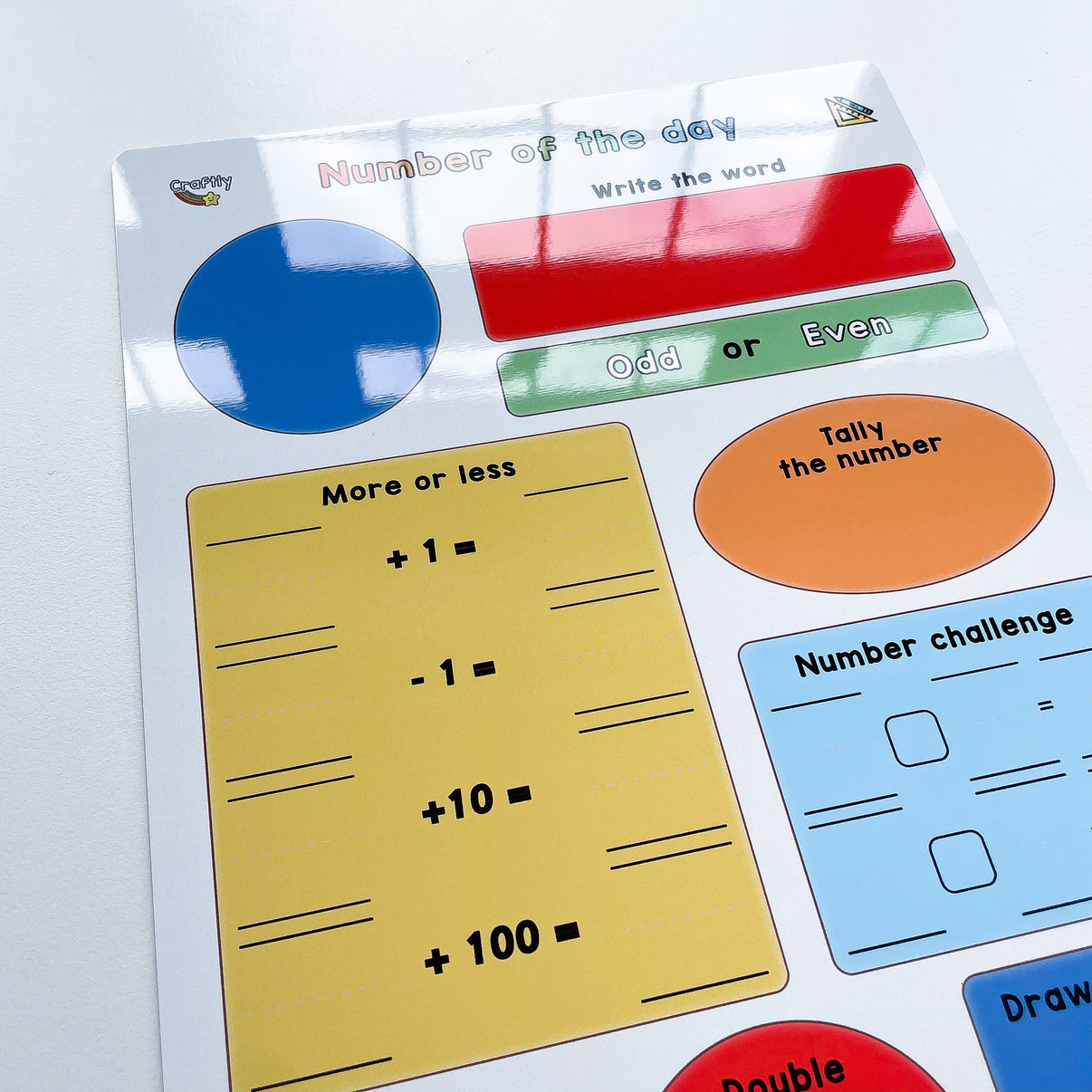 Number of The Day KS1 Whiteboard – Craftly Ltd