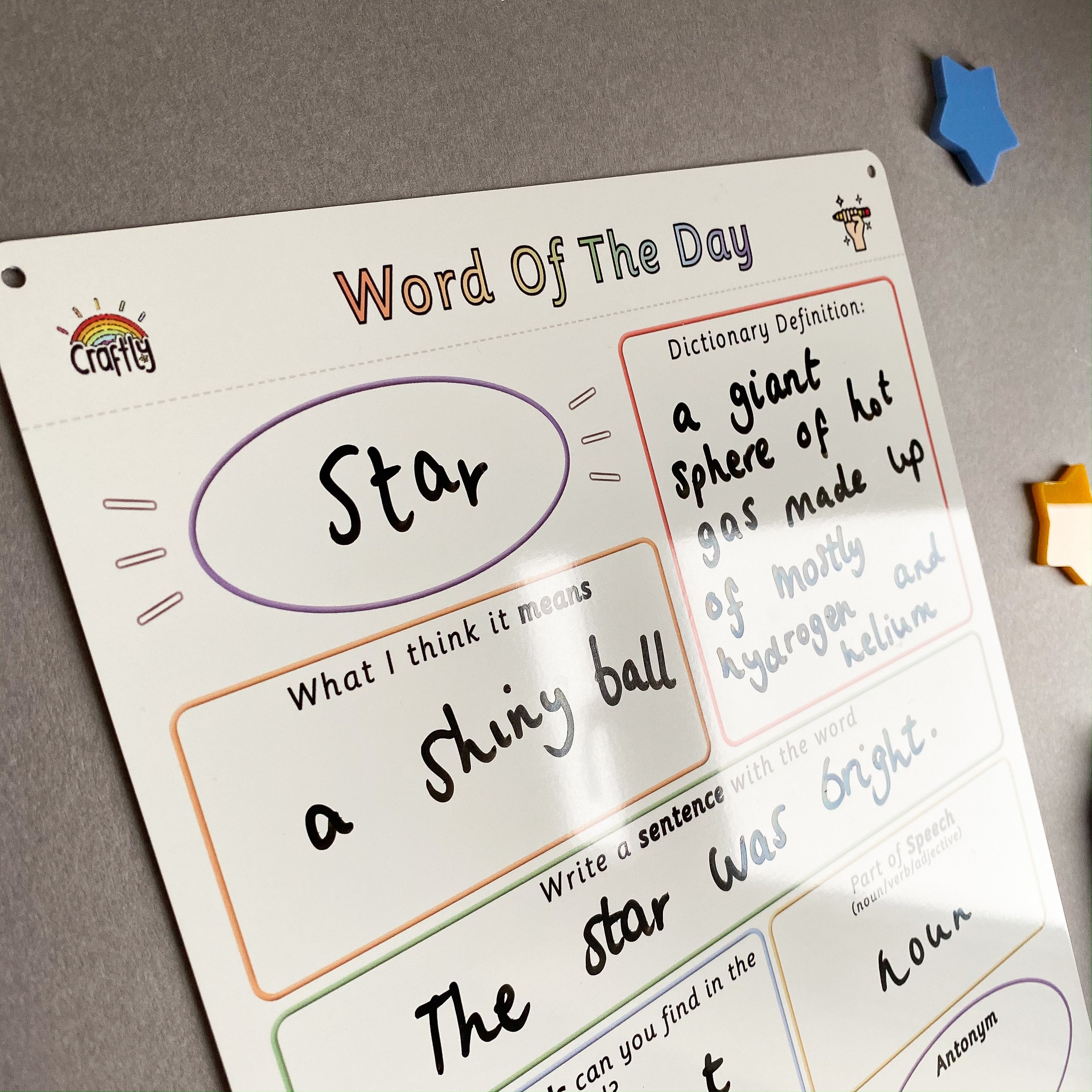 Word of The Day Whiteboard – Craftly Ltd