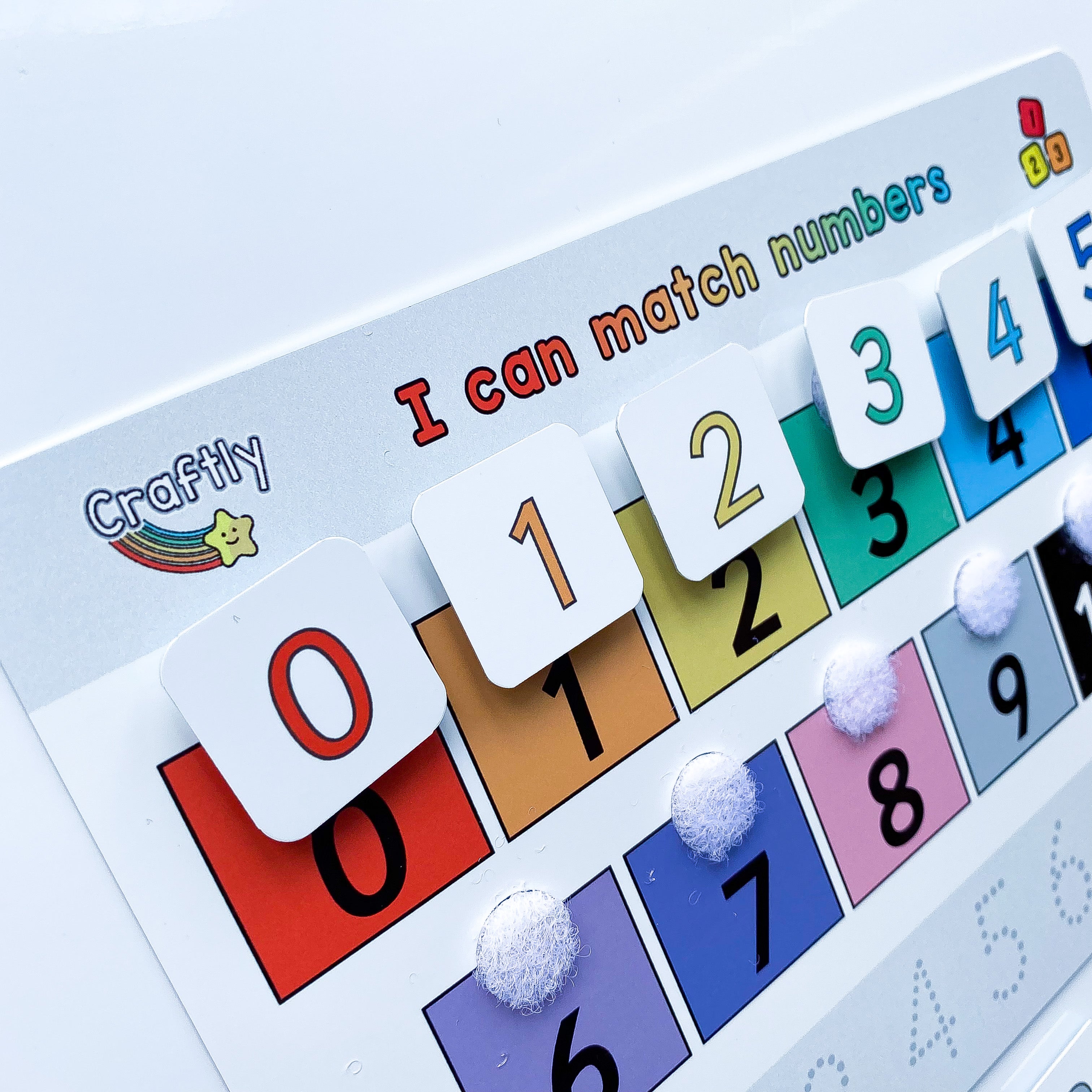 Matching Numbers to 10 Board – Craftly Ltd