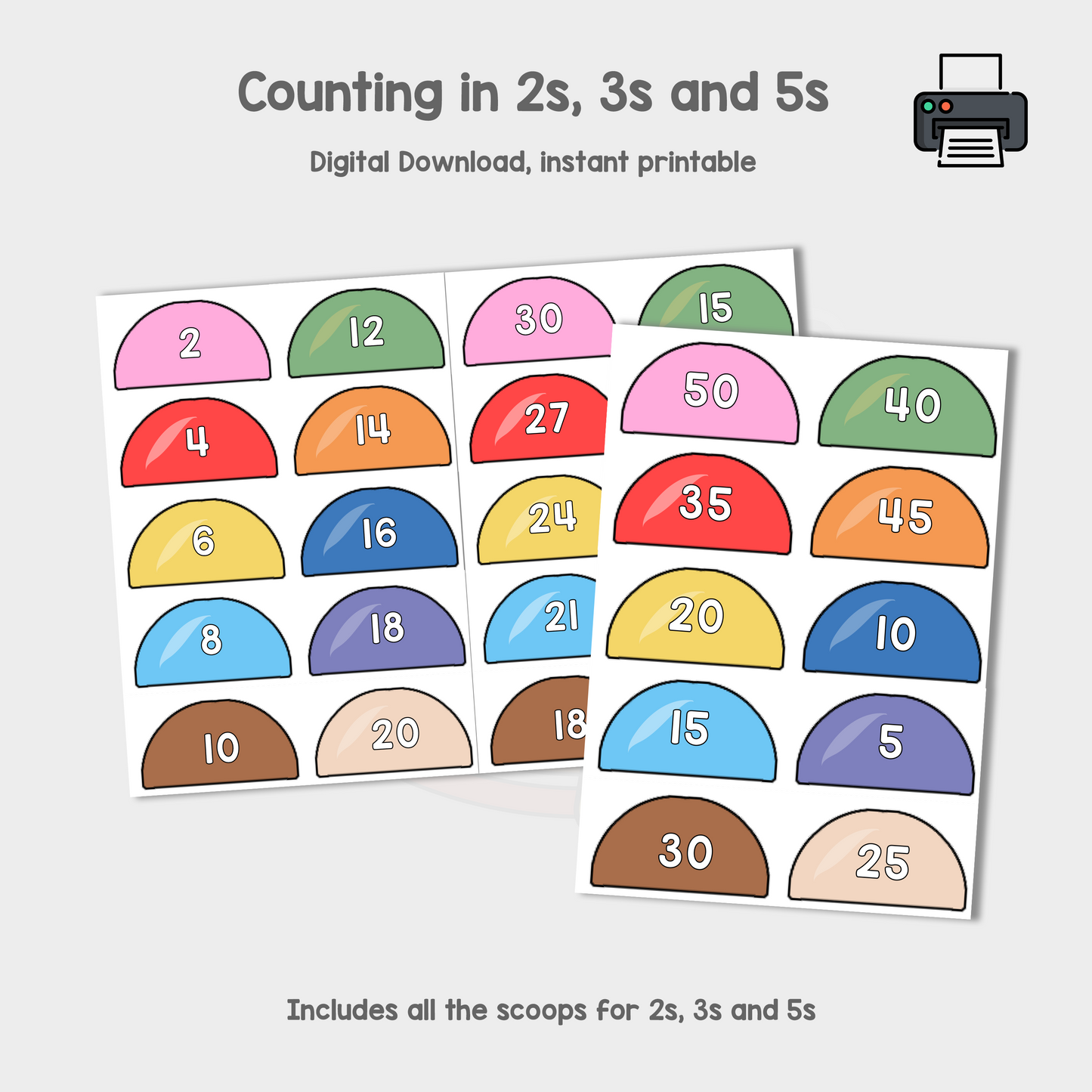 PRINTABLE Skip Counting Activity – Craftly Ltd