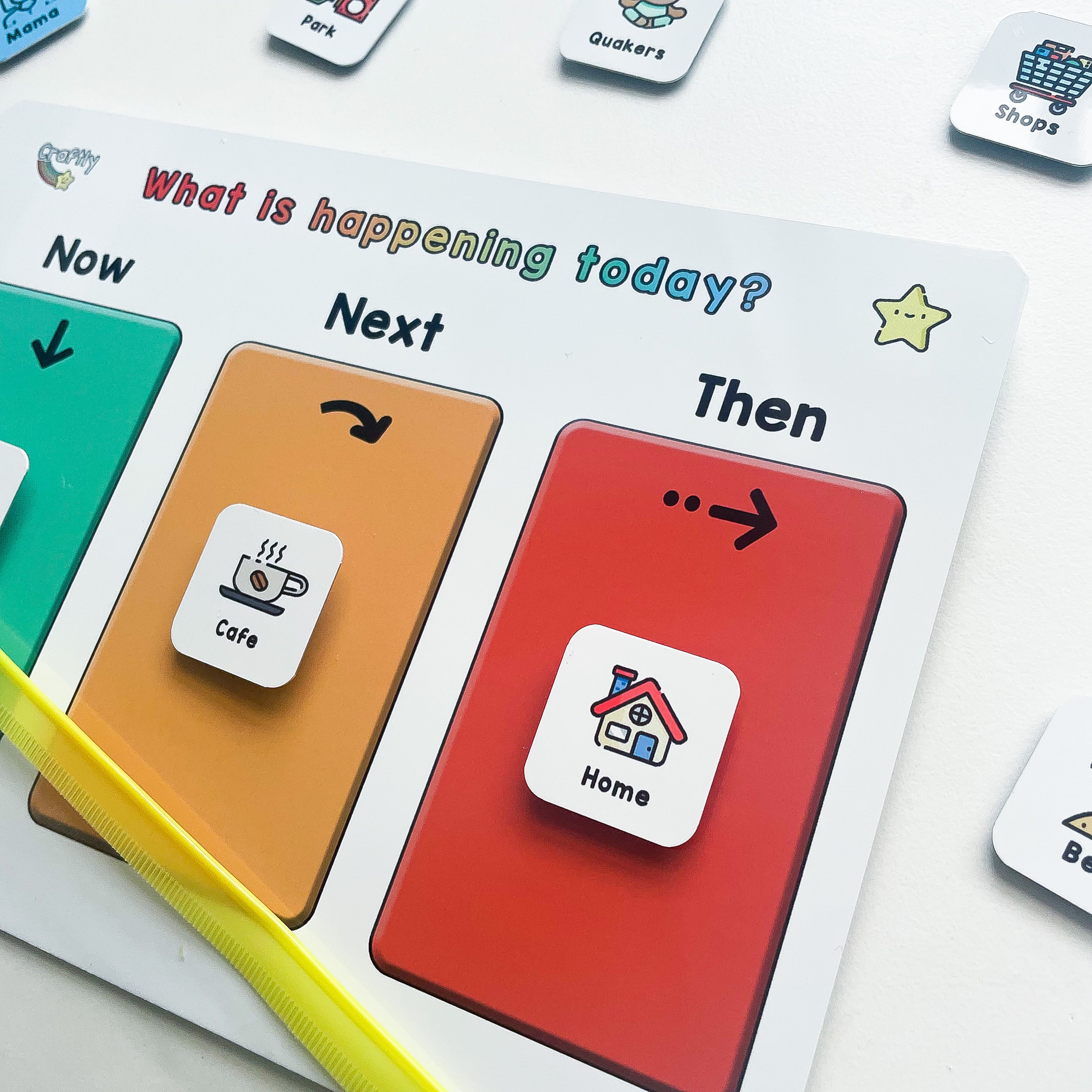 Now, Next Then Visual Timetable – Craftly Ltd