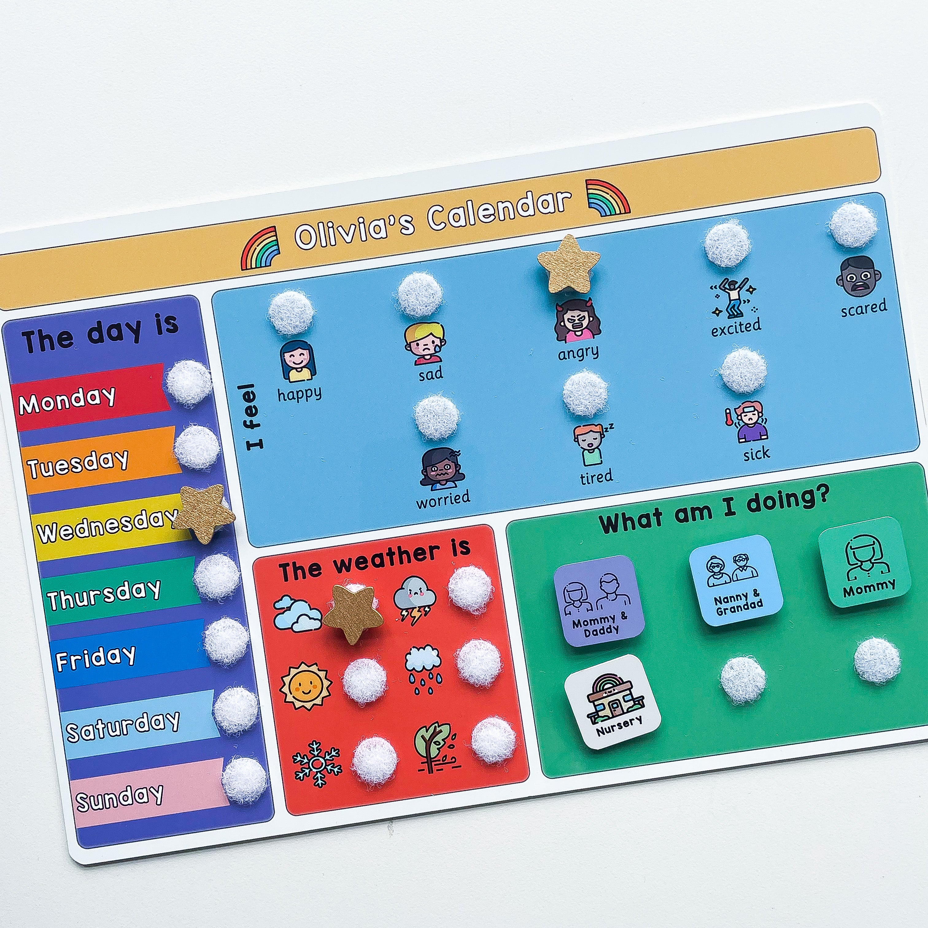 Childrens Simple Days Calendar – Craftly Ltd