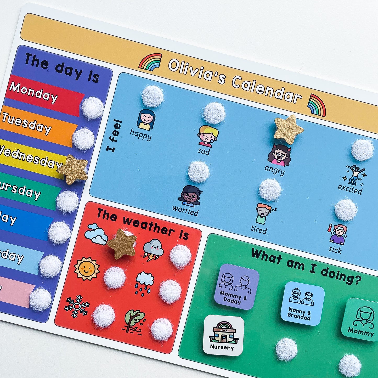 Childrens Simple Days Calendar – Craftly Ltd