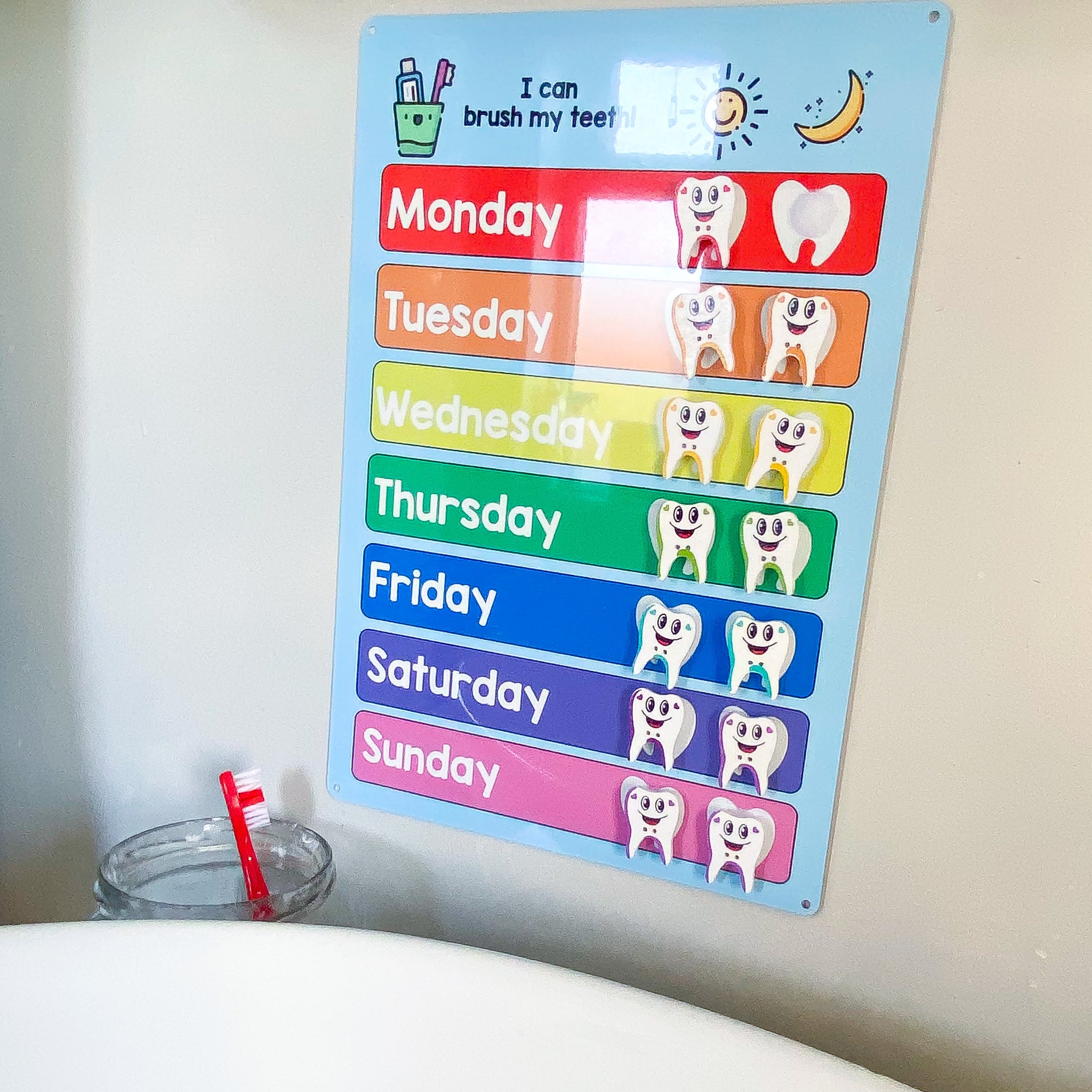 Brushing Teeth Reward Chart – Craftly Ltd