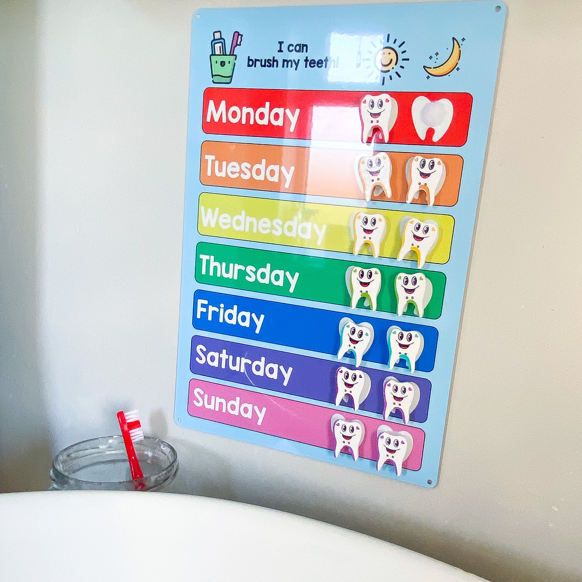 Brushing Teeth Reward Chart – Craftly Ltd