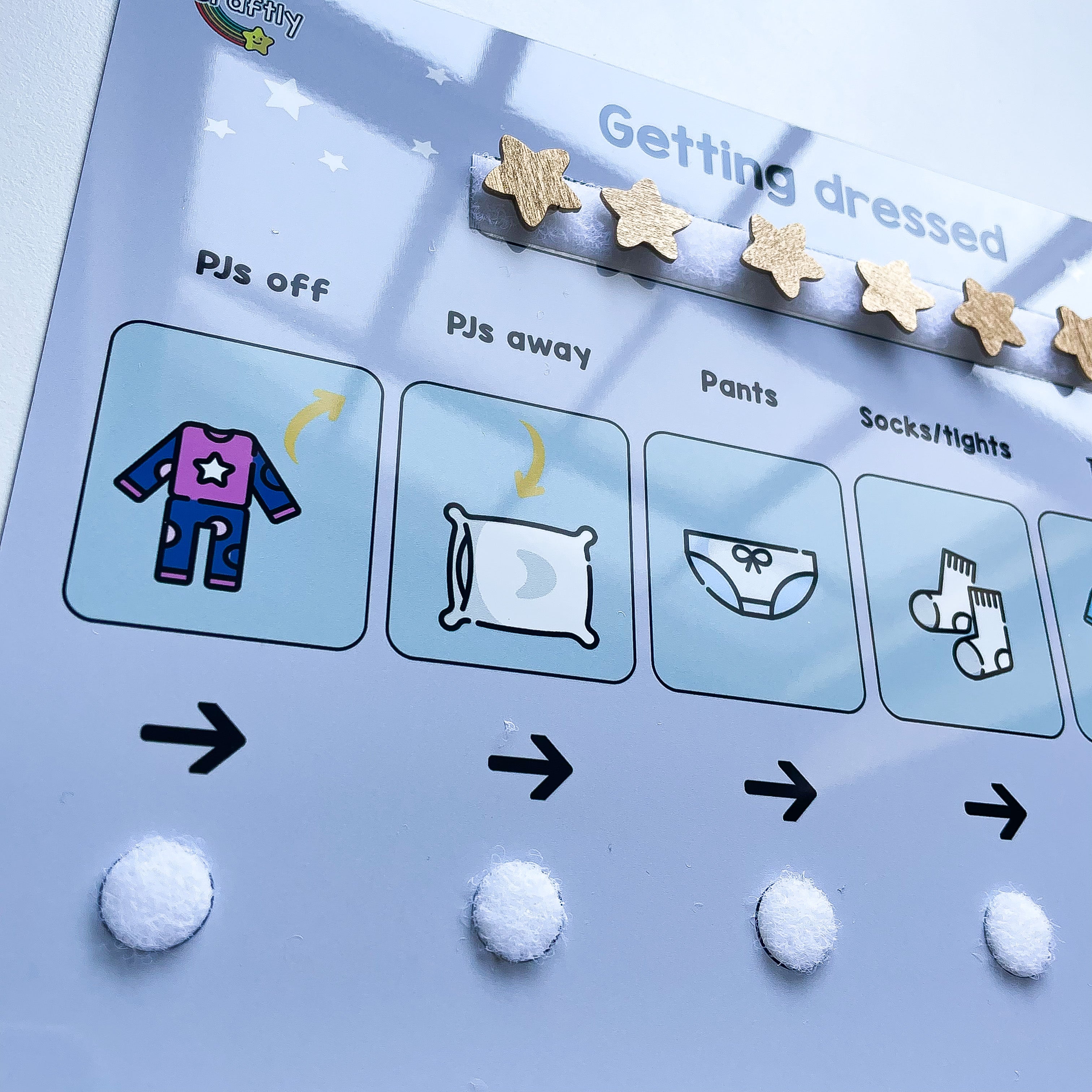 Getting Dressed Routine Board – Craftly Ltd