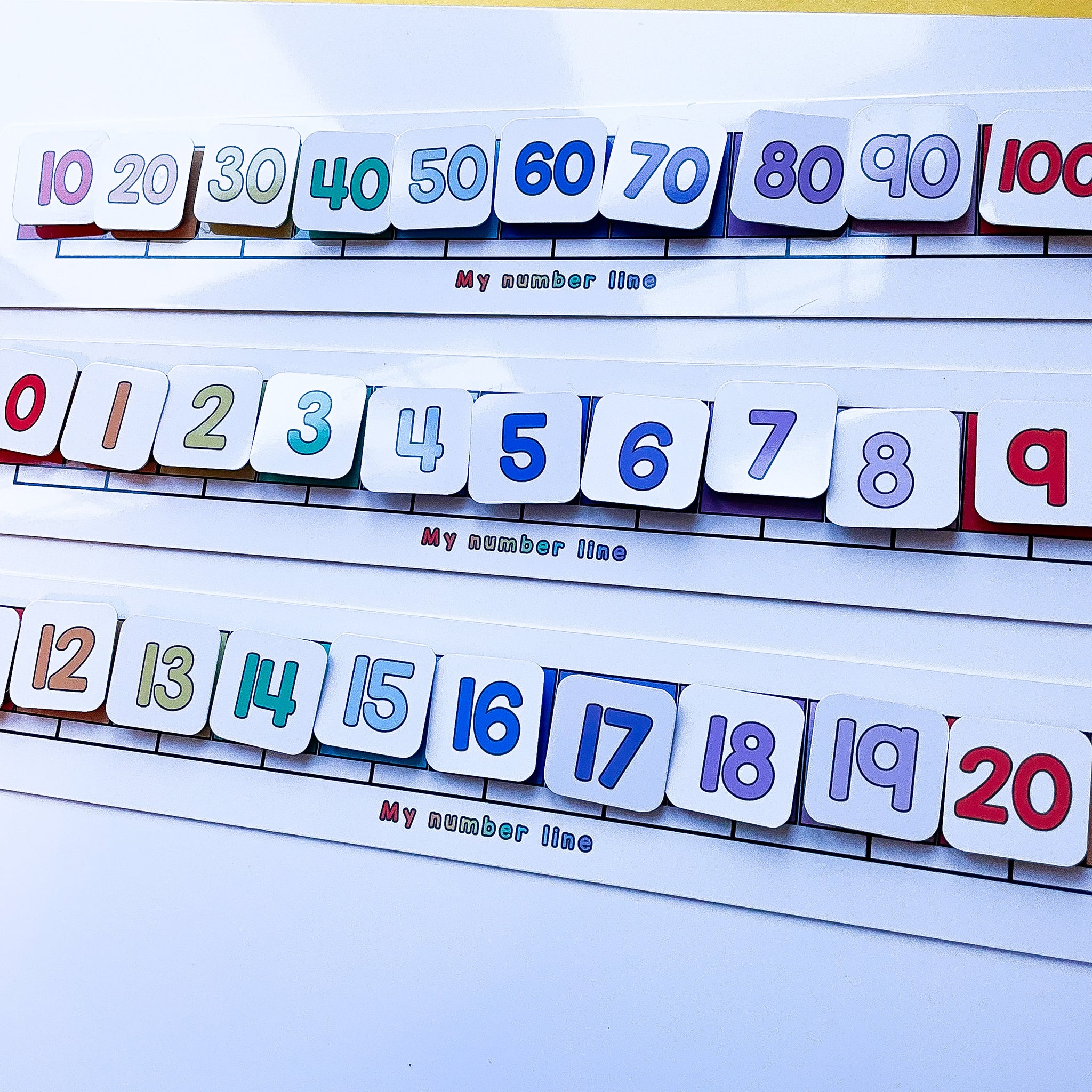 Velcro Number Line - Counting for EYFS – Craftly Ltd