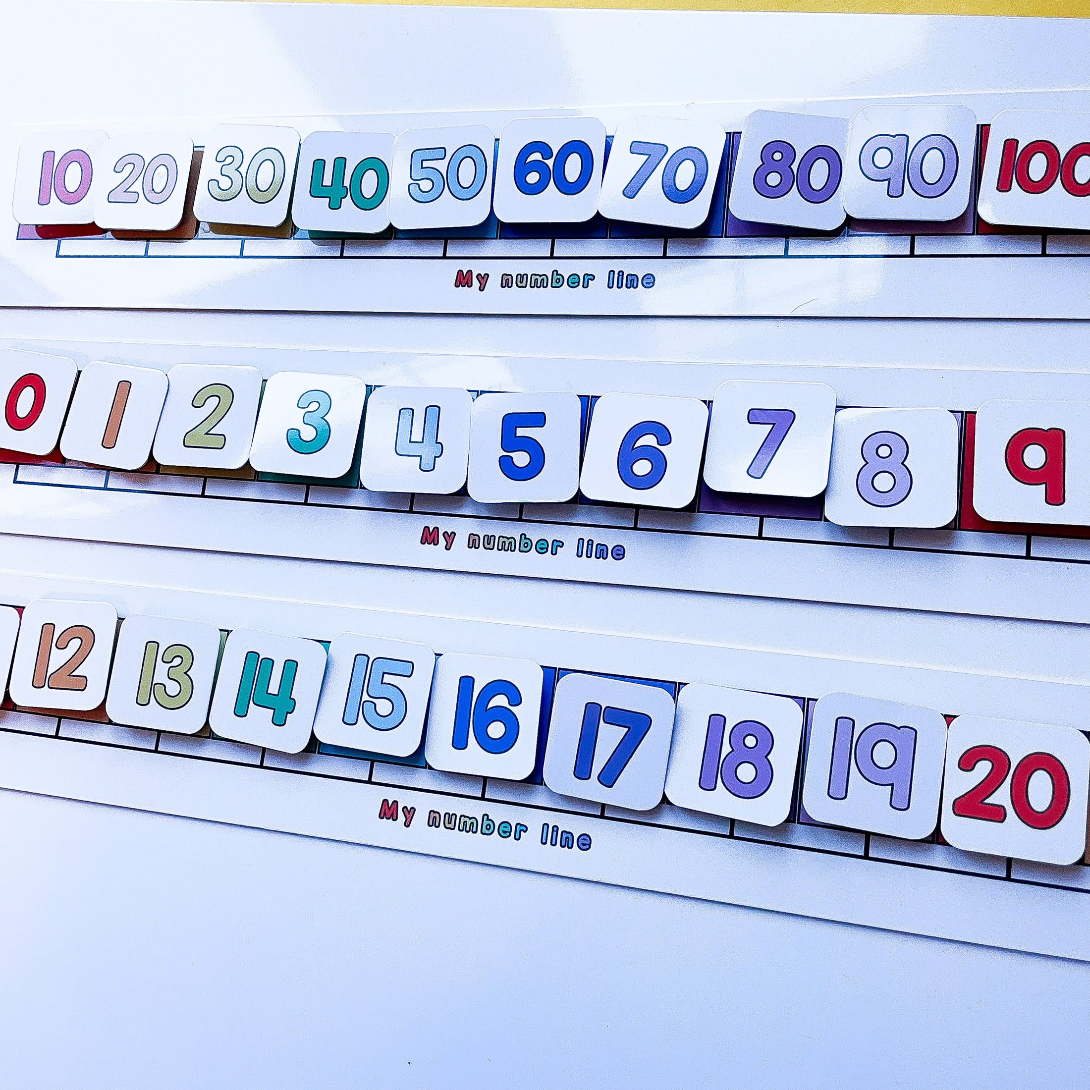 Velcro Number Line - Counting for EYFS – Craftly Ltd