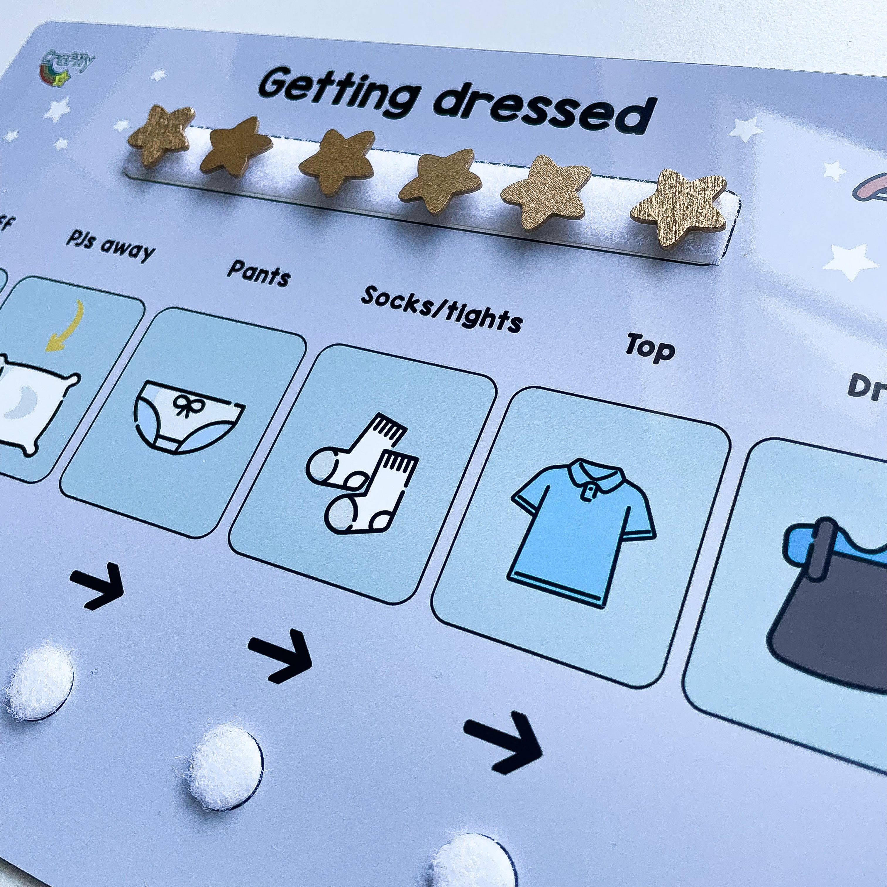 Getting Dressed Routine Board – Craftly Ltd
