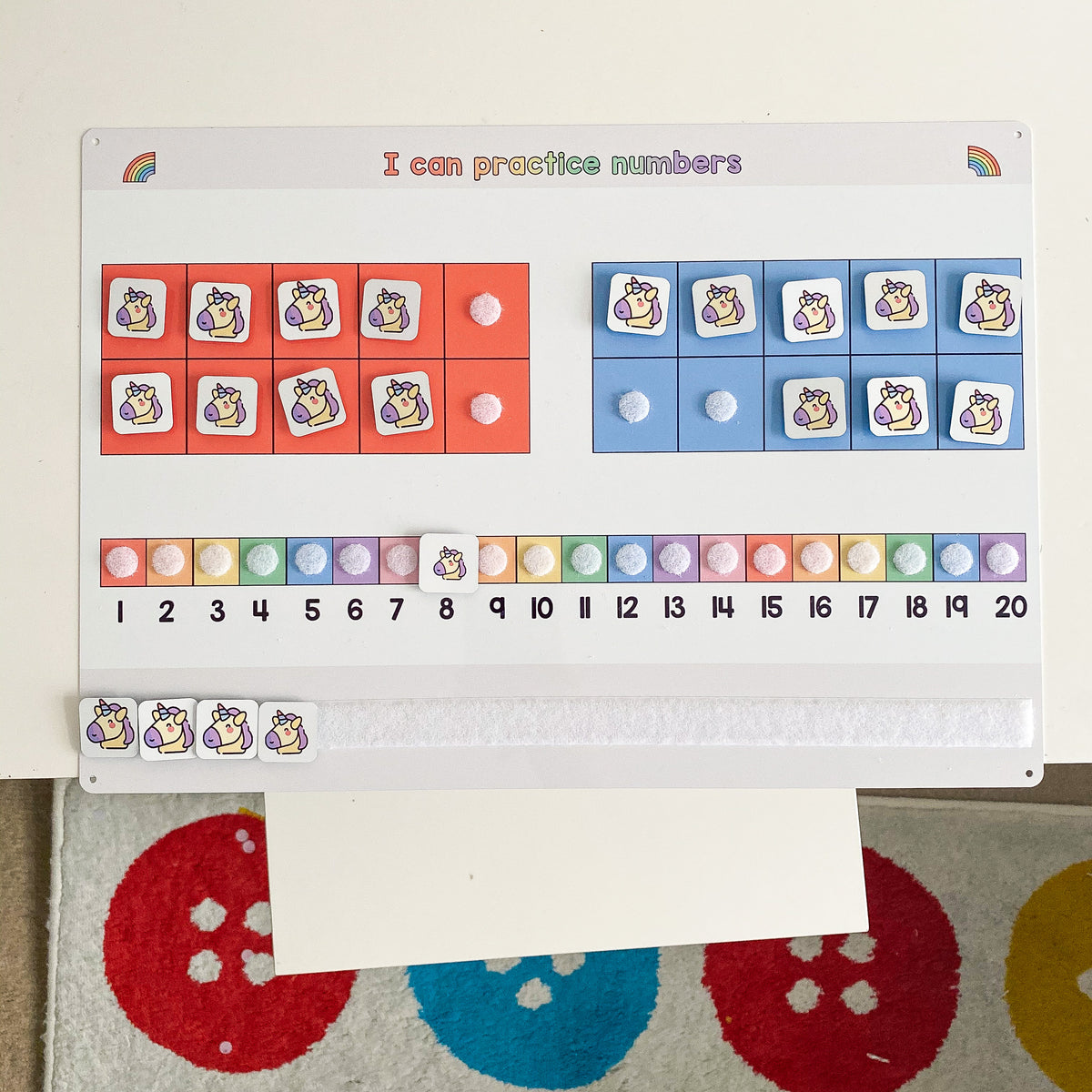 Tens Frames Maths Whiteboard – Craftly Ltd