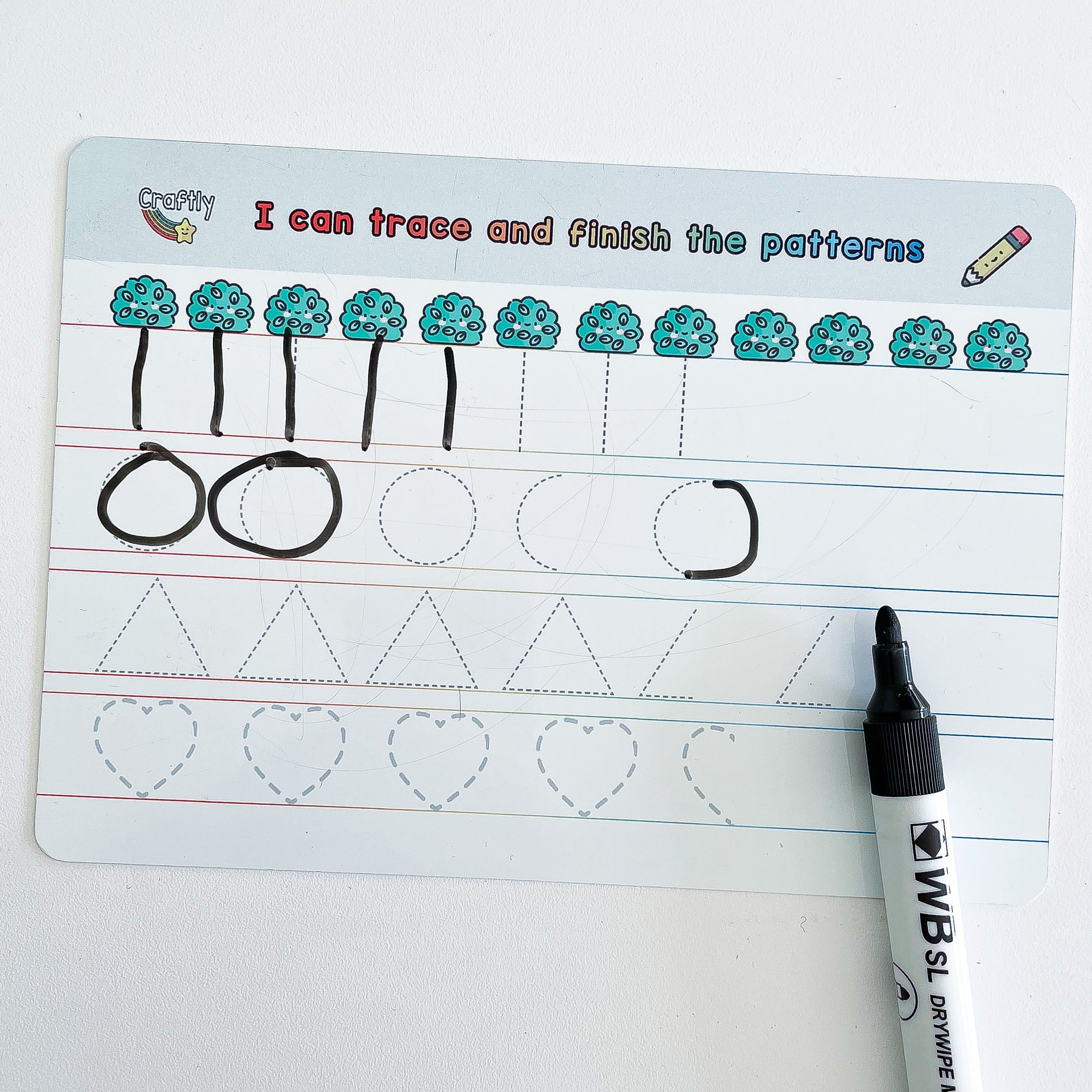 Mini Tracing Whiteboards A5 – Craftly Ltd