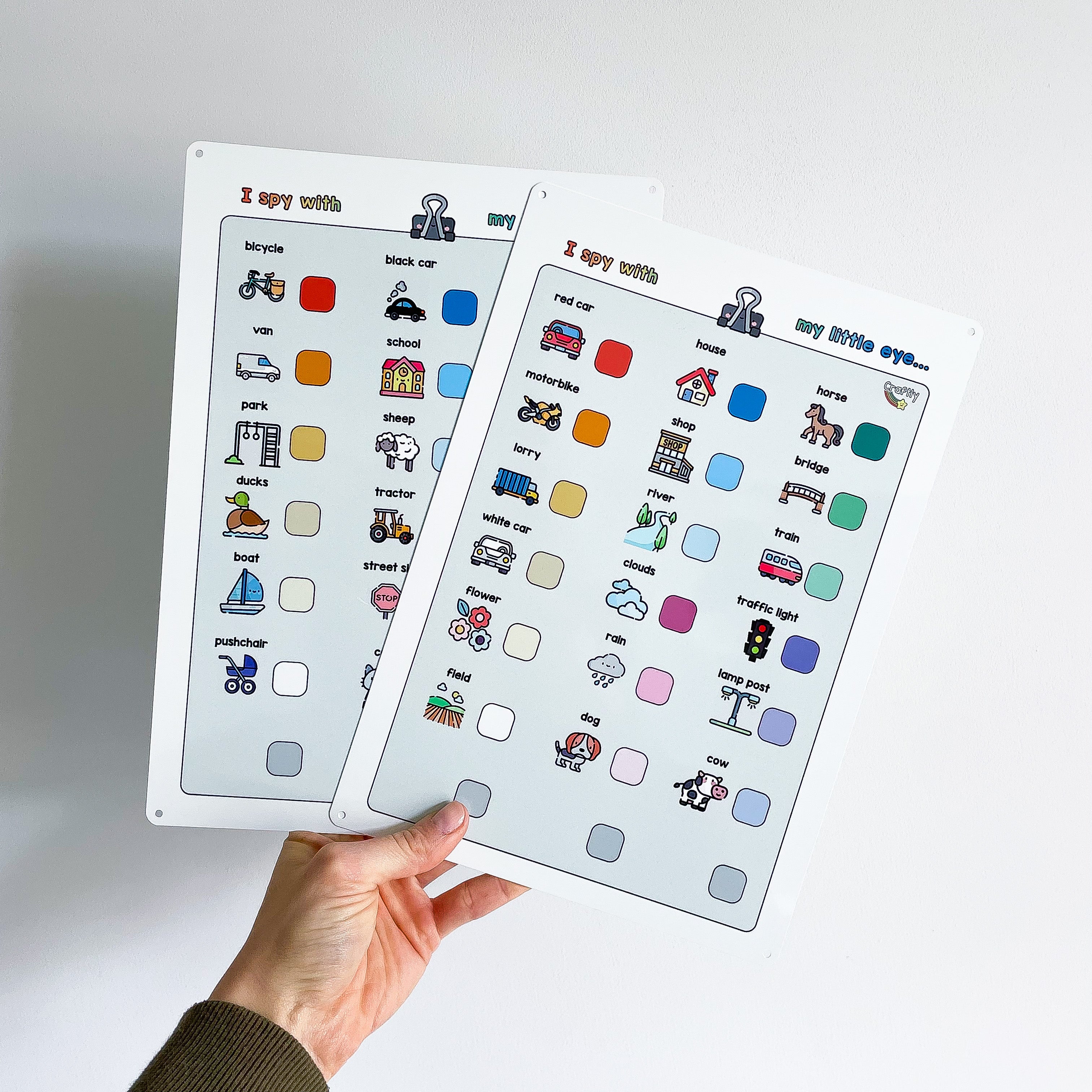 I Spy Tick List Whiteboard – Craftly Ltd