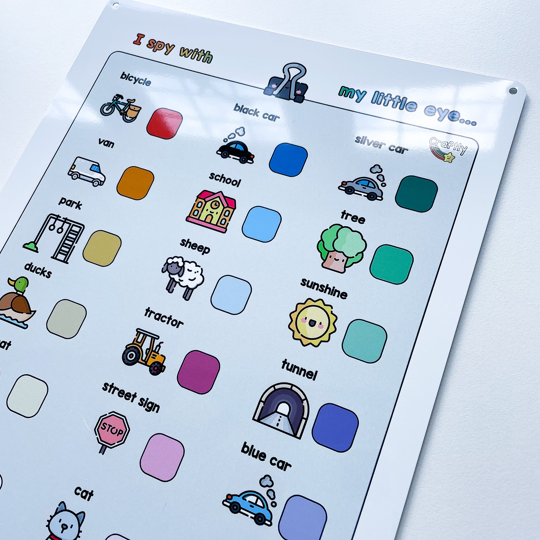 I Spy Tick List Whiteboard – Craftly Ltd