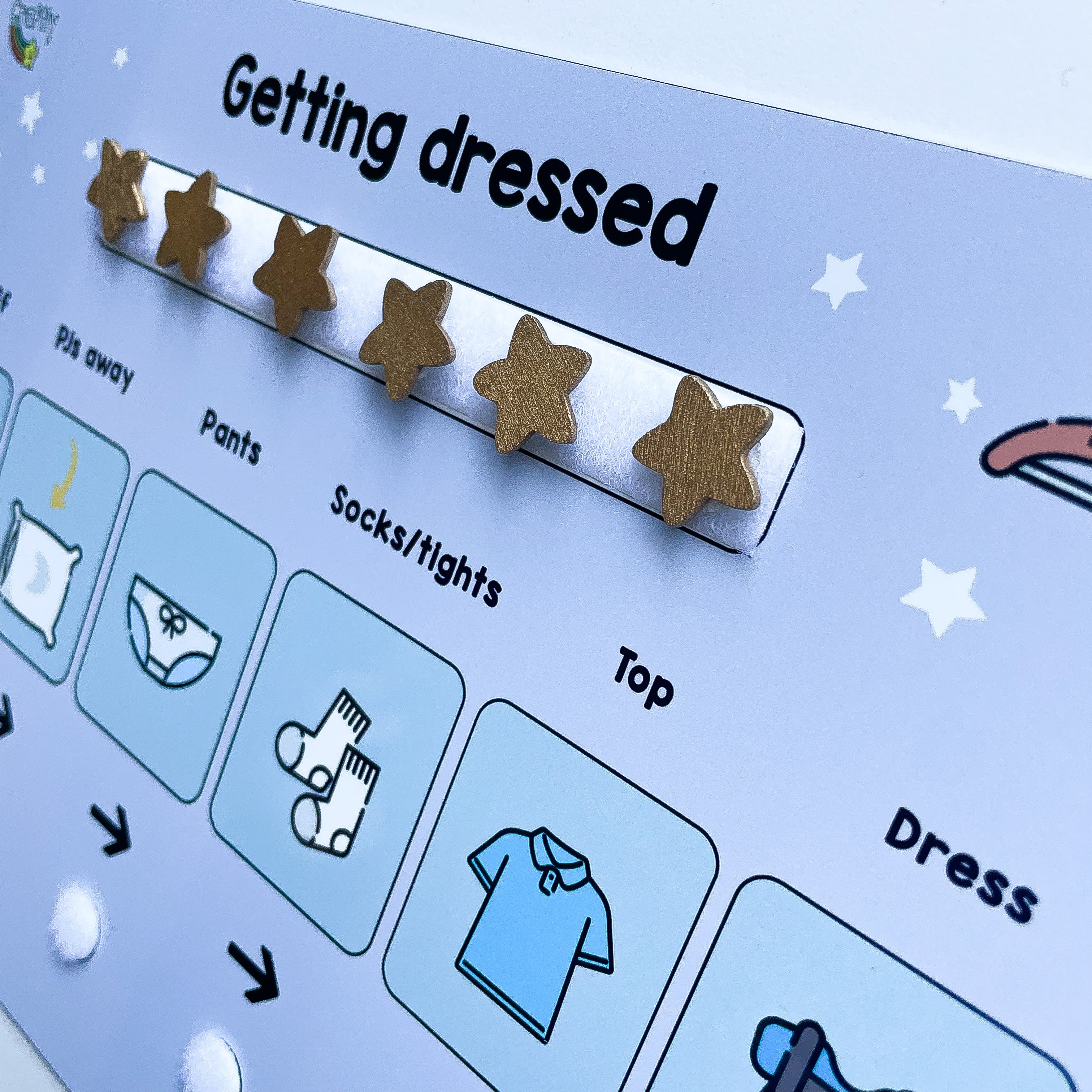 Getting Dressed Routine Board – Craftly Ltd