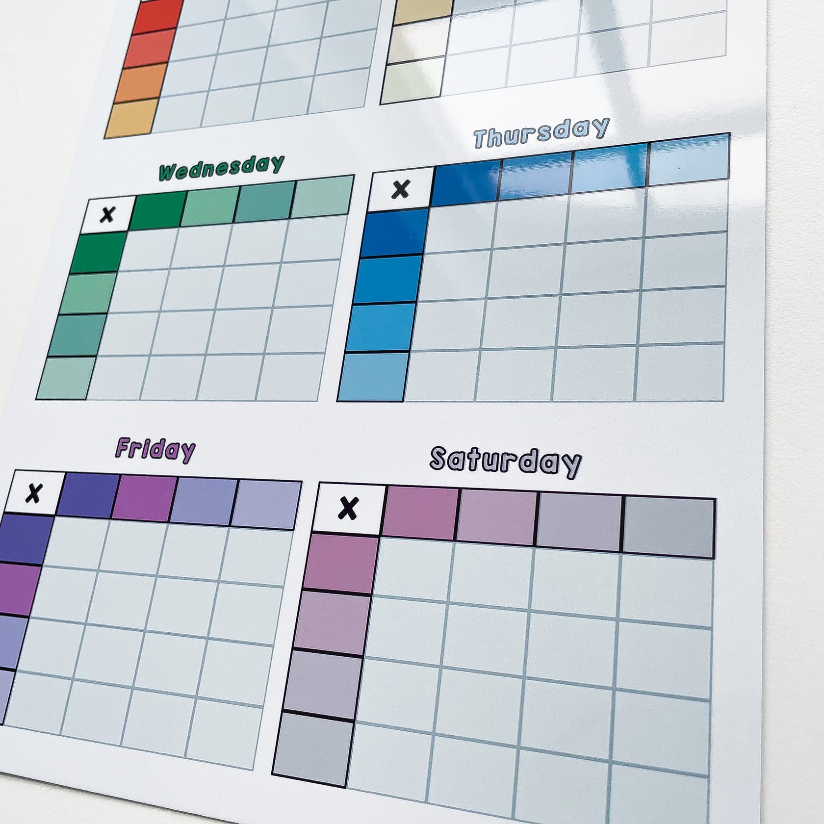 Weekly Times Tables Whiteboard – Craftly Ltd