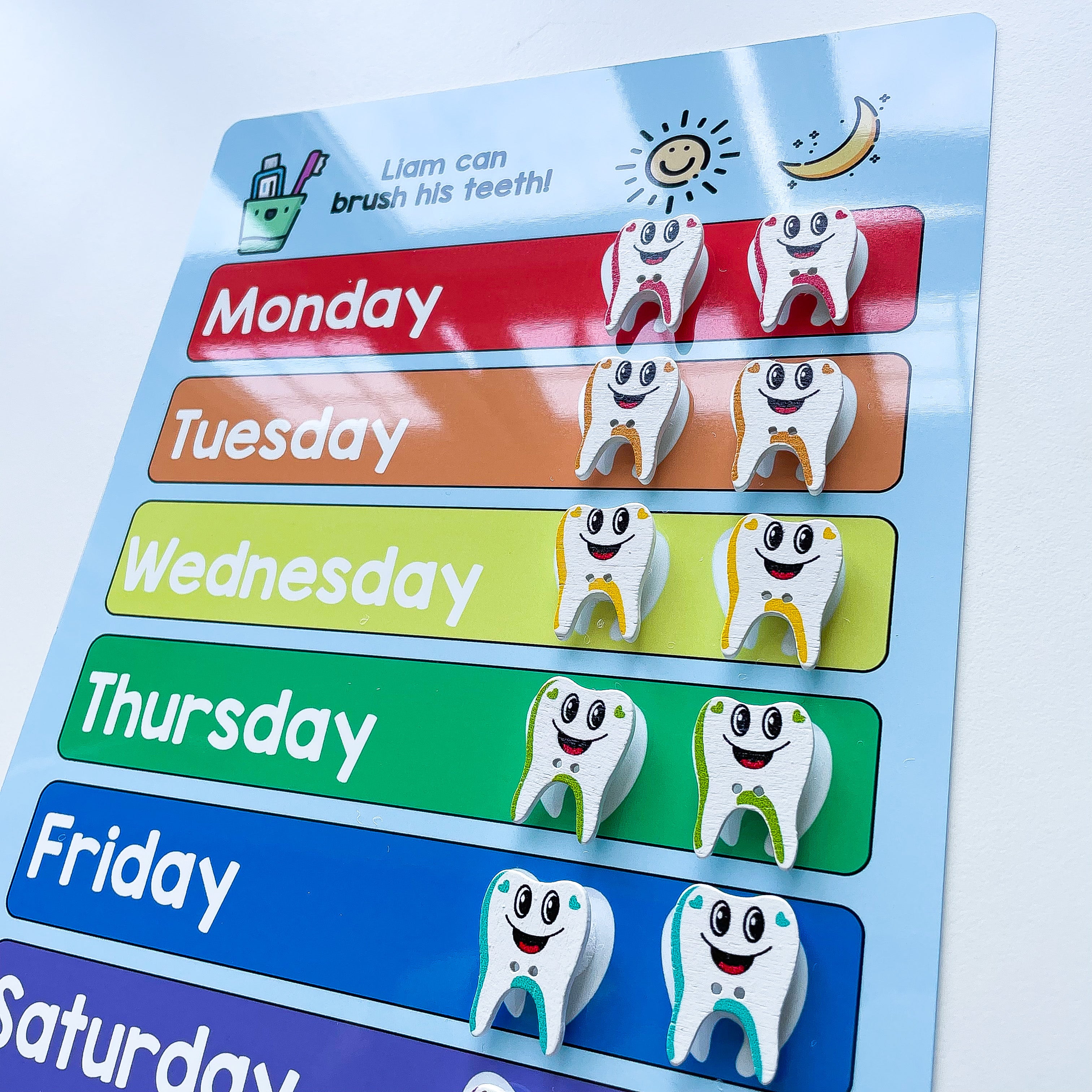 Brushing Teeth Reward Chart – Craftly Ltd