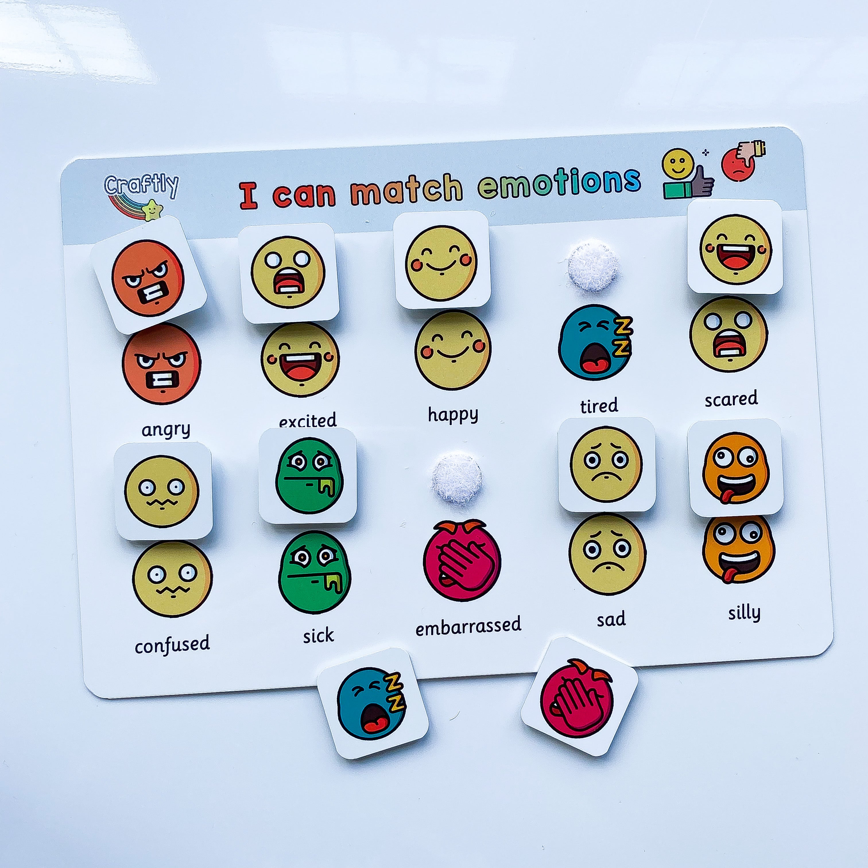 Emotions Matching Mat – Craftly Ltd