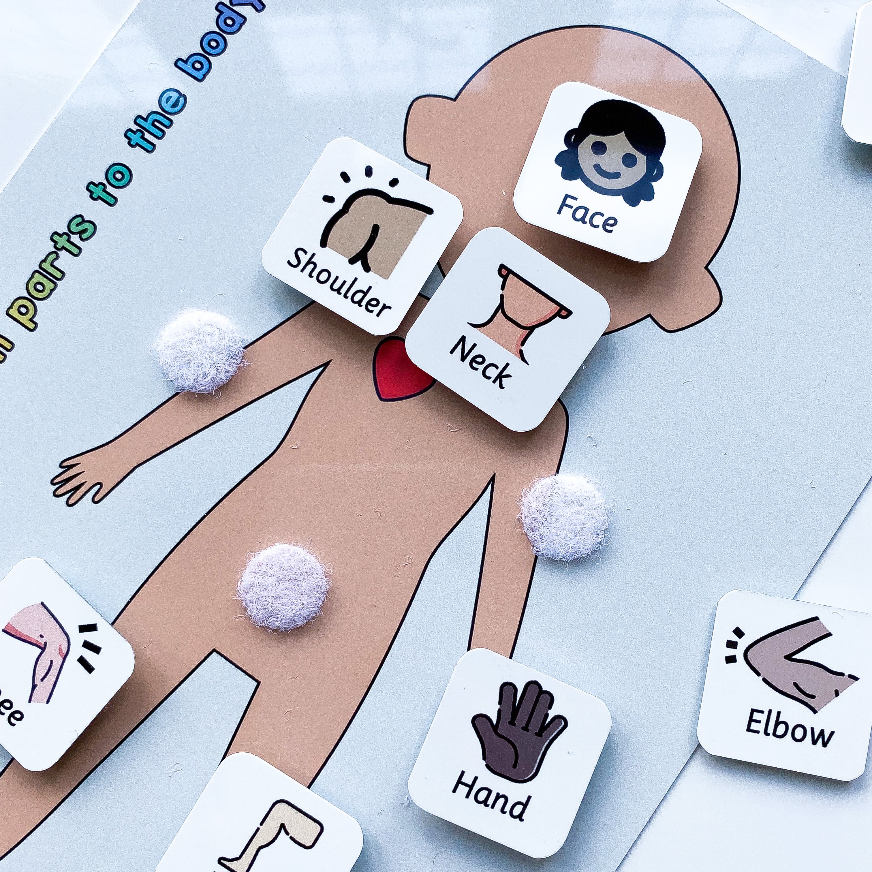 Body Parts Matching Activity Mat – Craftly Ltd