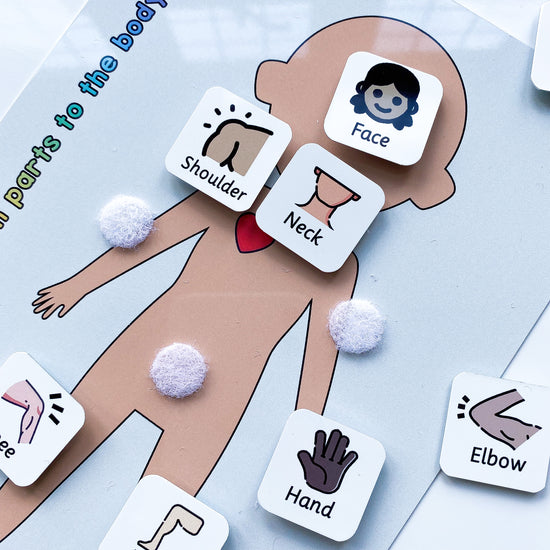Body Parts Matching Activity Mat – Craftly Ltd