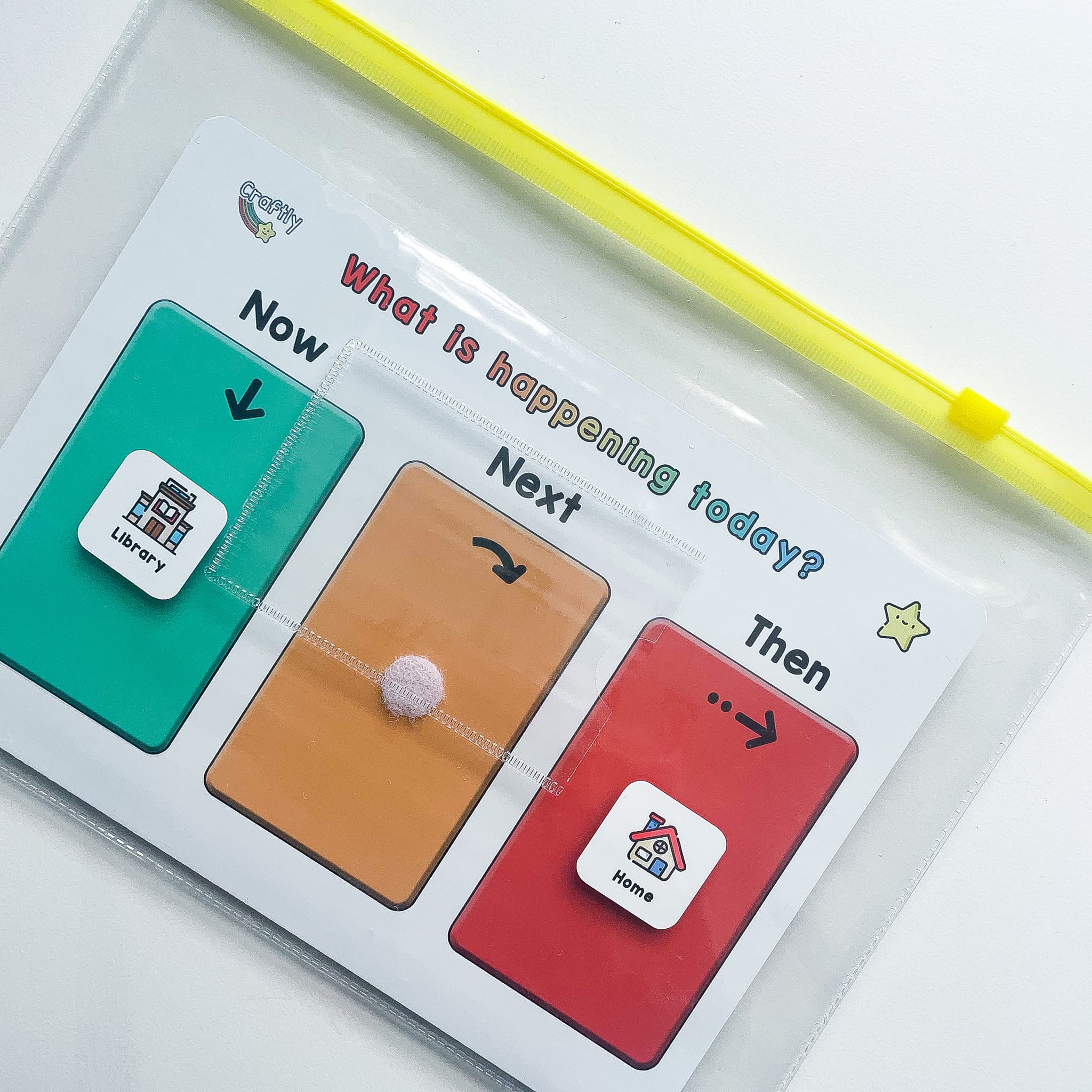 Now, Next Then Visual Timetable – Craftly Ltd