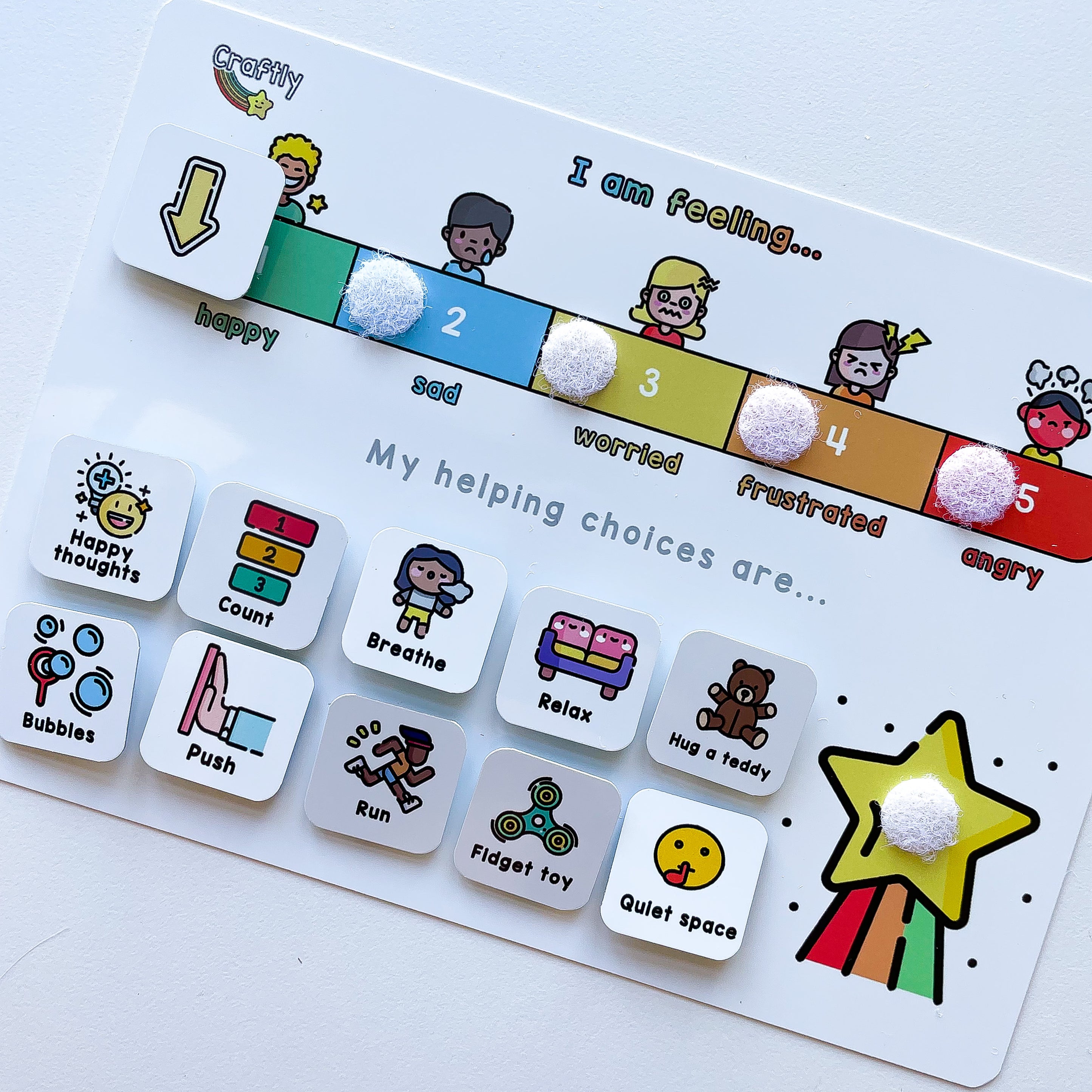 Mini Emotions & Coping Choices Board – Craftly Ltd