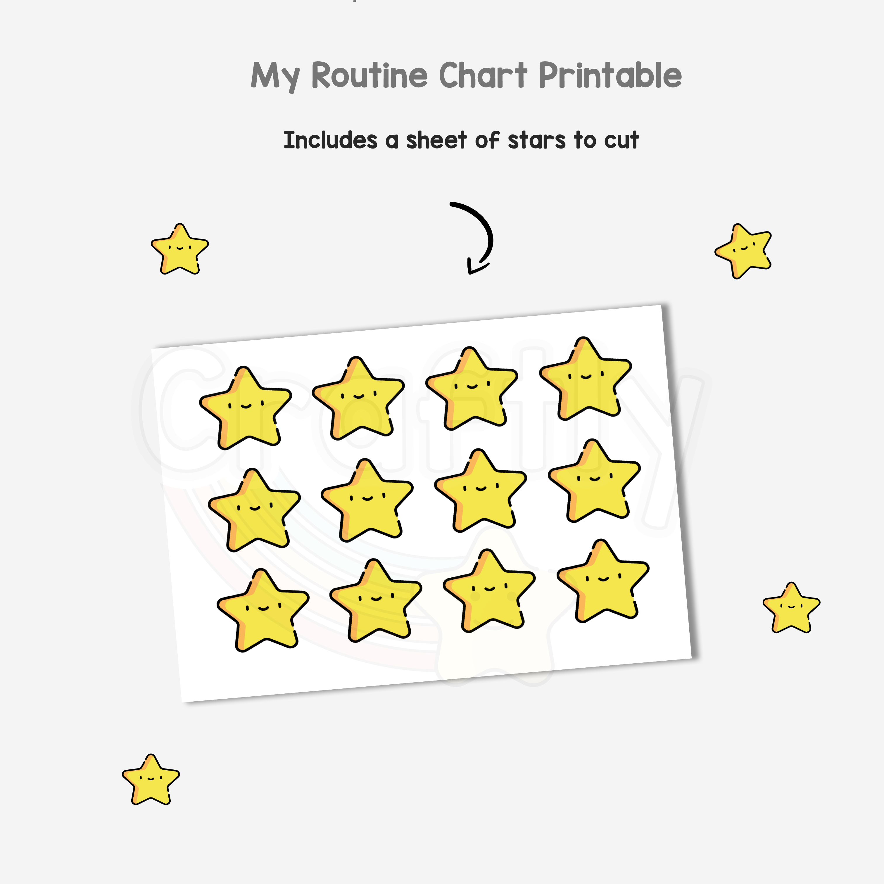 PRINTABLE My Routine Chart – Craftly Ltd