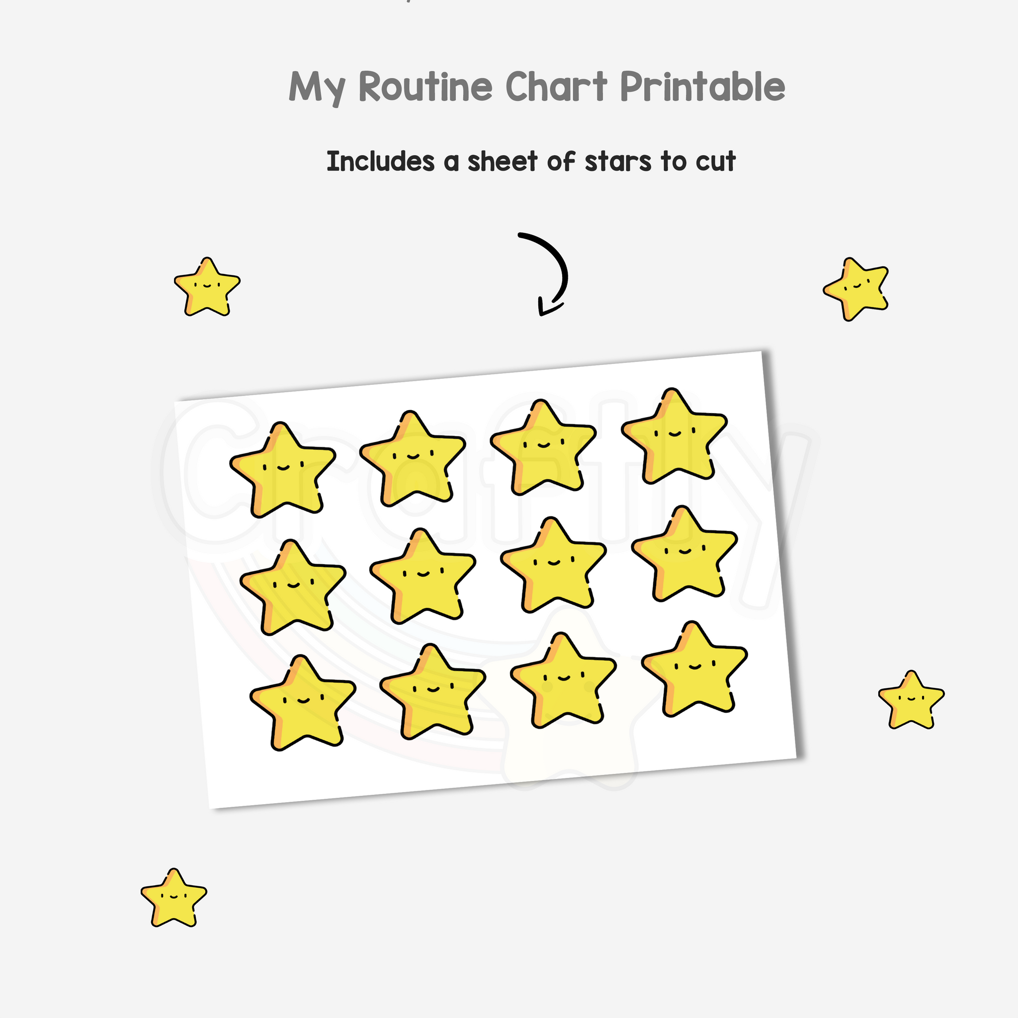 PRINTABLE My Routine Chart – Craftly Ltd